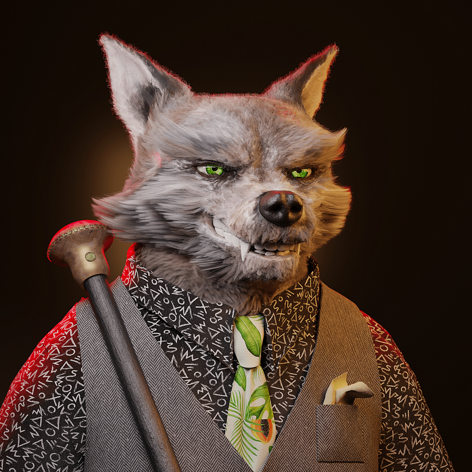 Maria Nova - WOLFBOSS. NFT art concepts