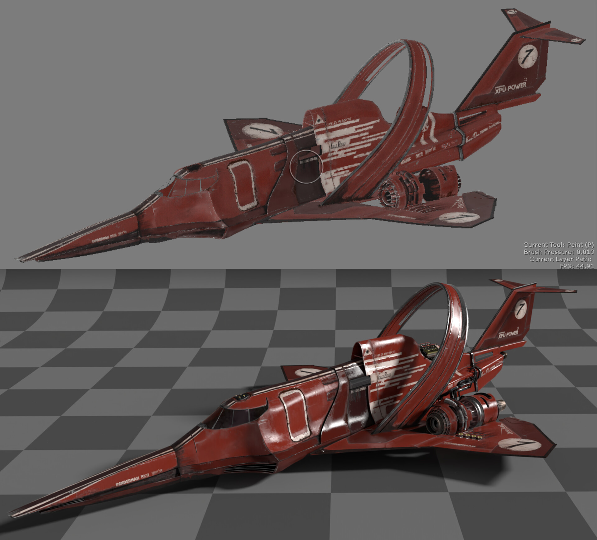 Pierre Bournigault - Falco Rosso - Pixar's Renderman Featured Artwork