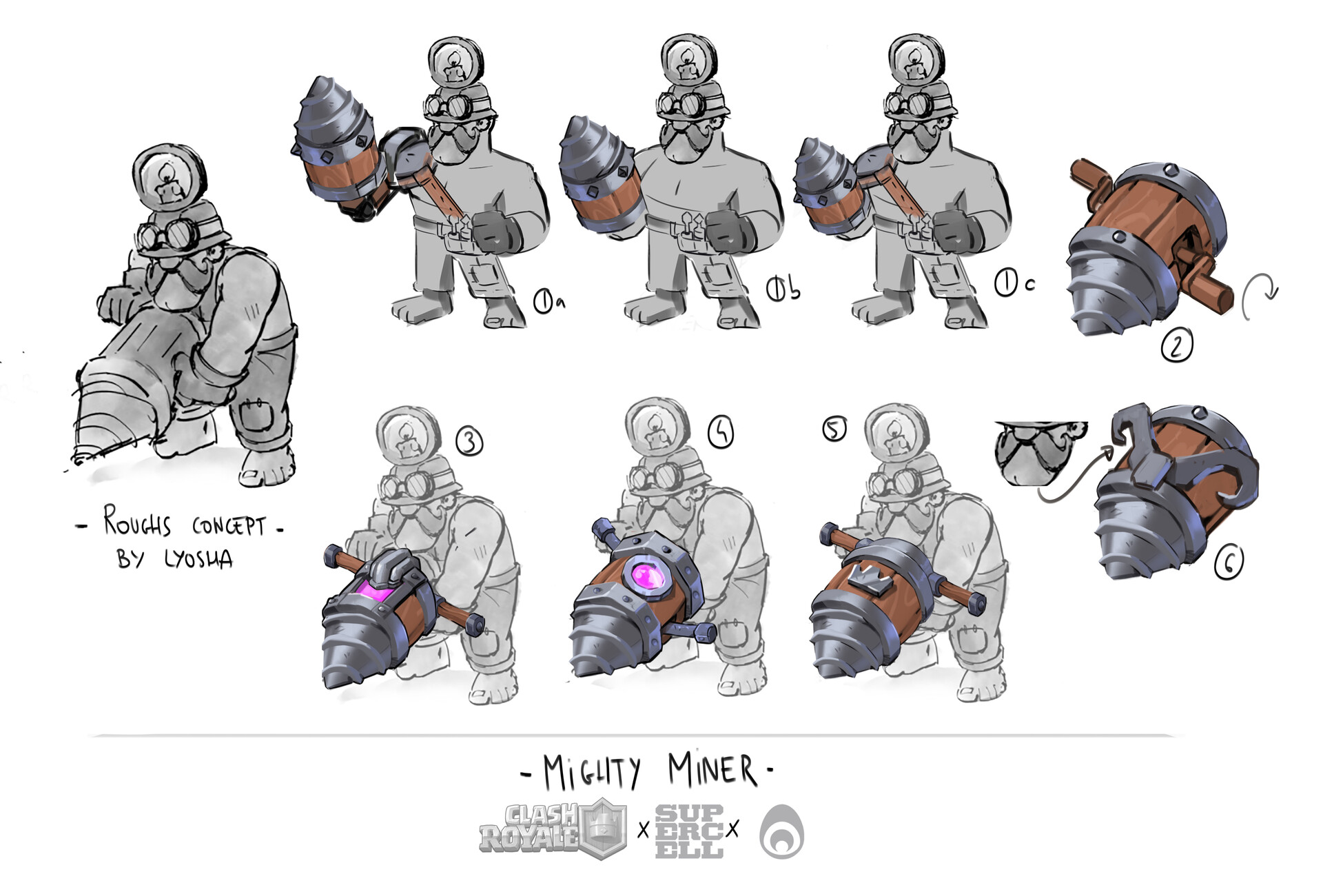 Tiphaine JEGO - Mighty Miner Weapon_Design Polish