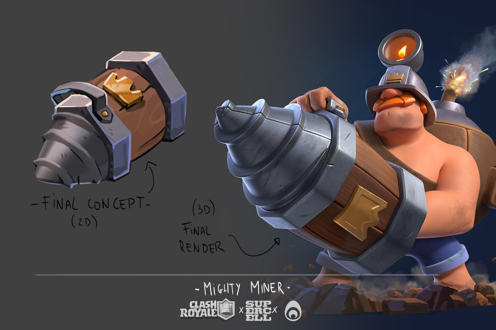 Tiphaine JEGO - Mighty Miner Weapon_Design Polish