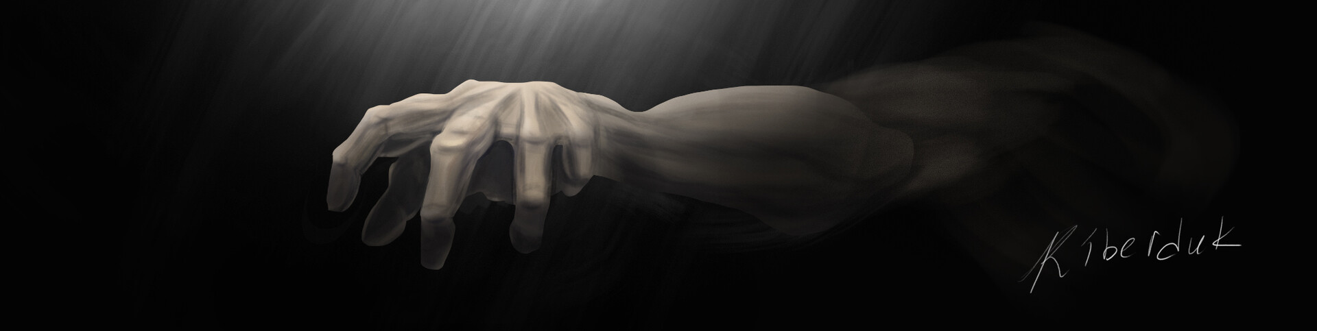 ArtStation - Hand in the darkness