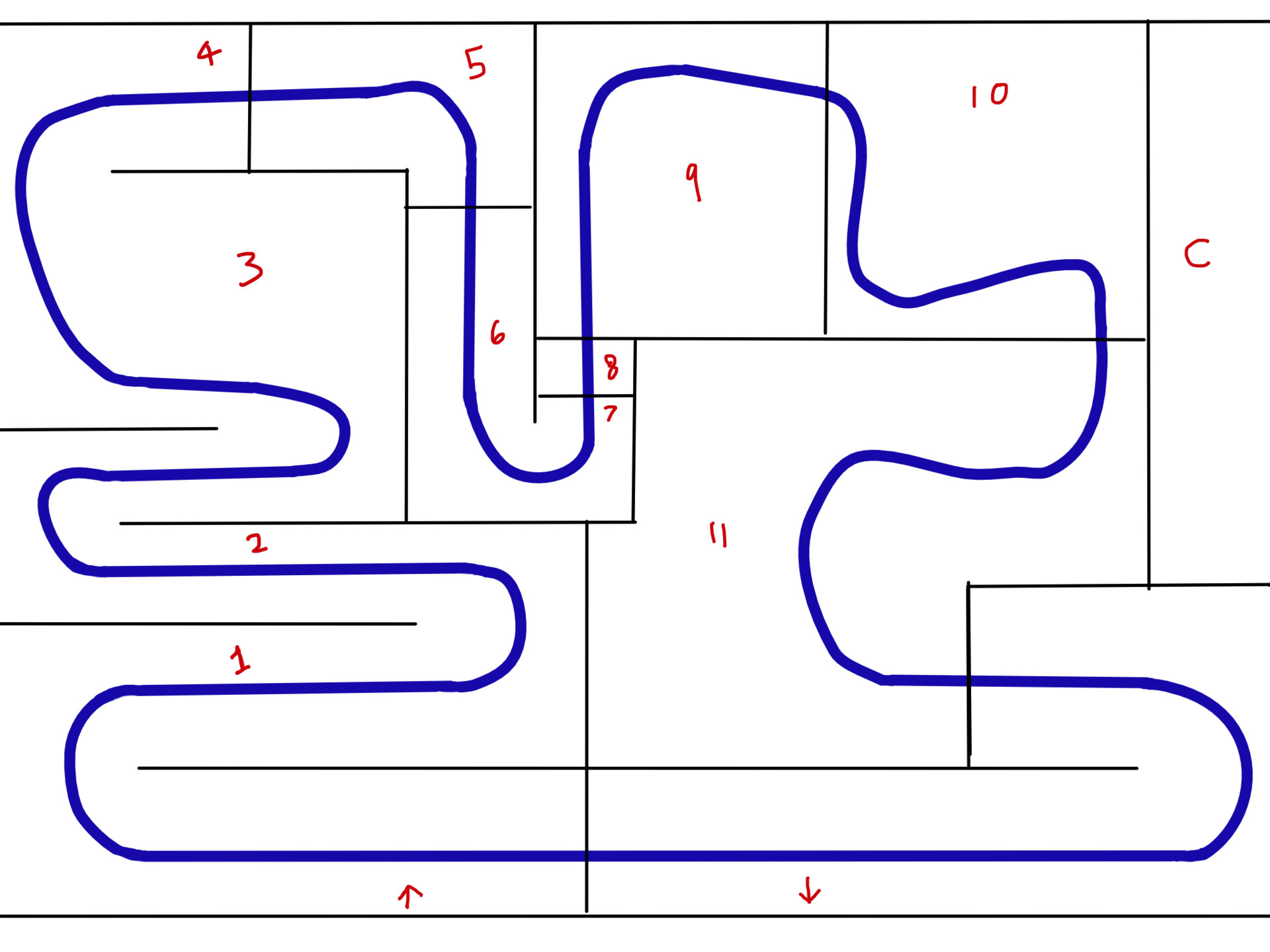 Katie Baker - Dark Ride lay out