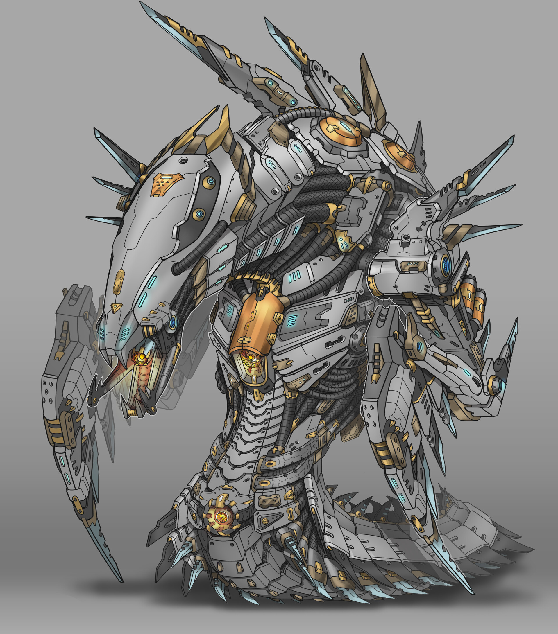 ArtStation - Horizon Zero Dawn - Flame Guardian