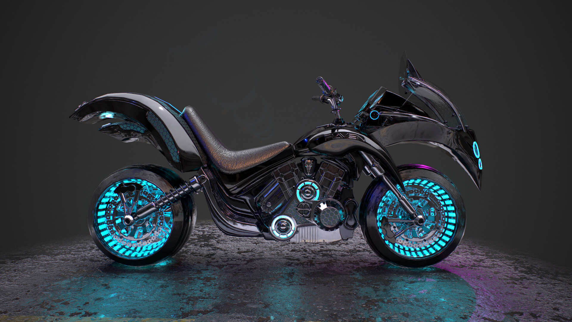 Miriam Armayones - Motorcycle Raven