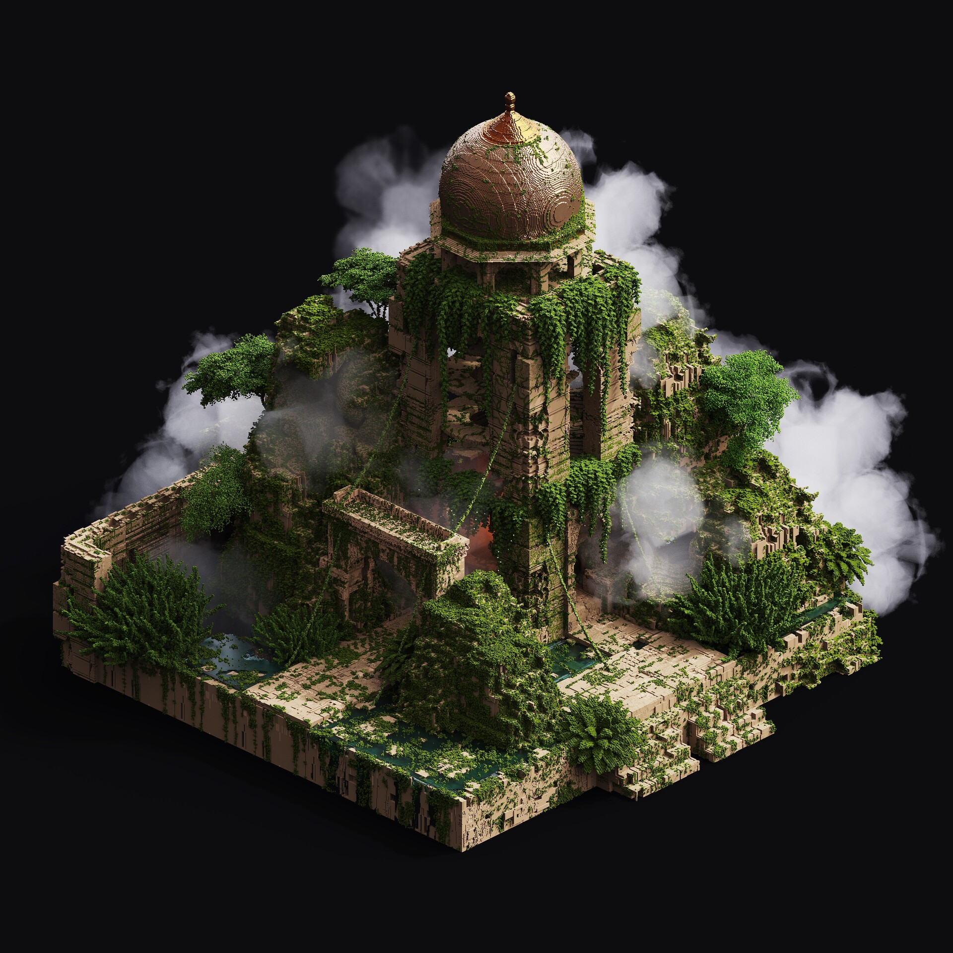 ArtStation - The single temple