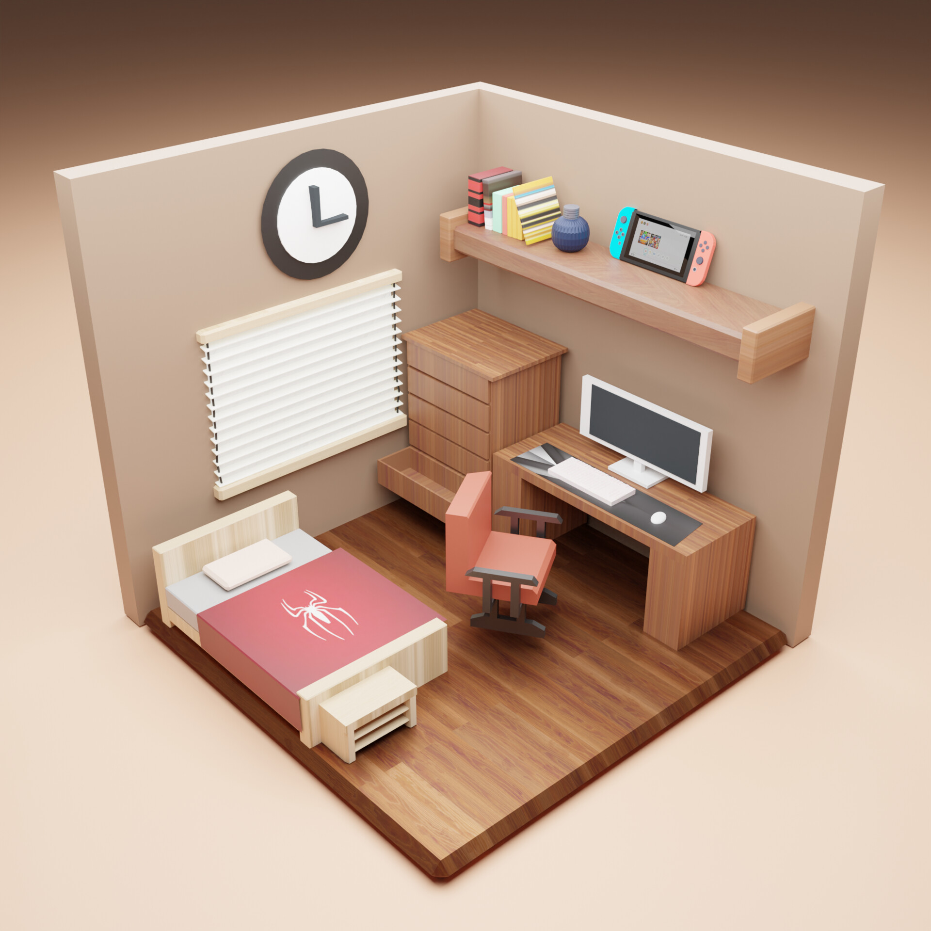 ArtStation - A simple room : My first personal project