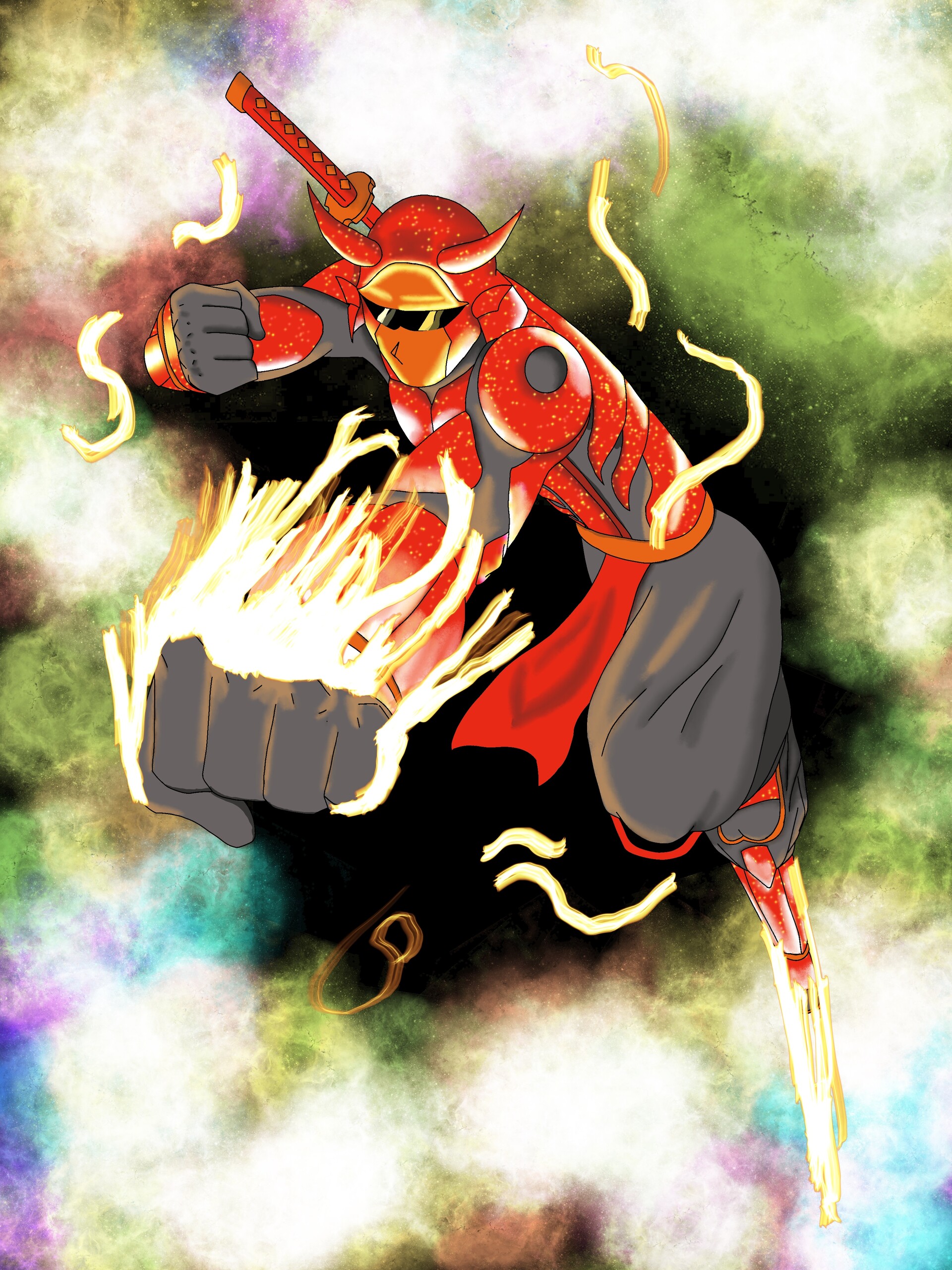 ArtStation - The Armor of Dragon Fire (Inferno Mode)