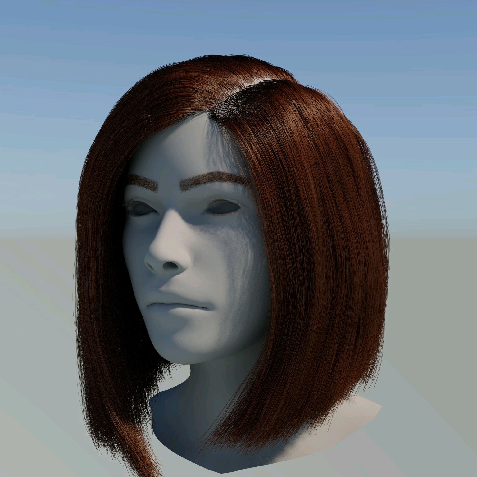 ArtStation - Bob hair style