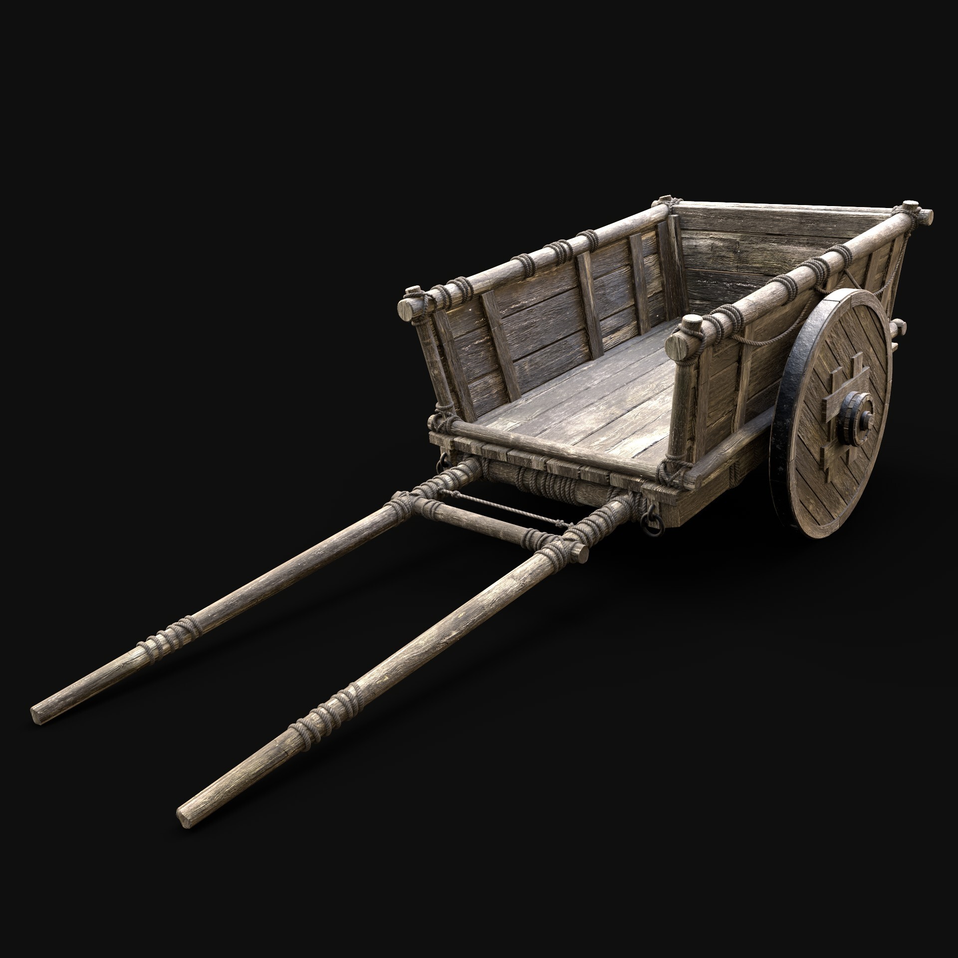 ArtStation - Wooden Cart