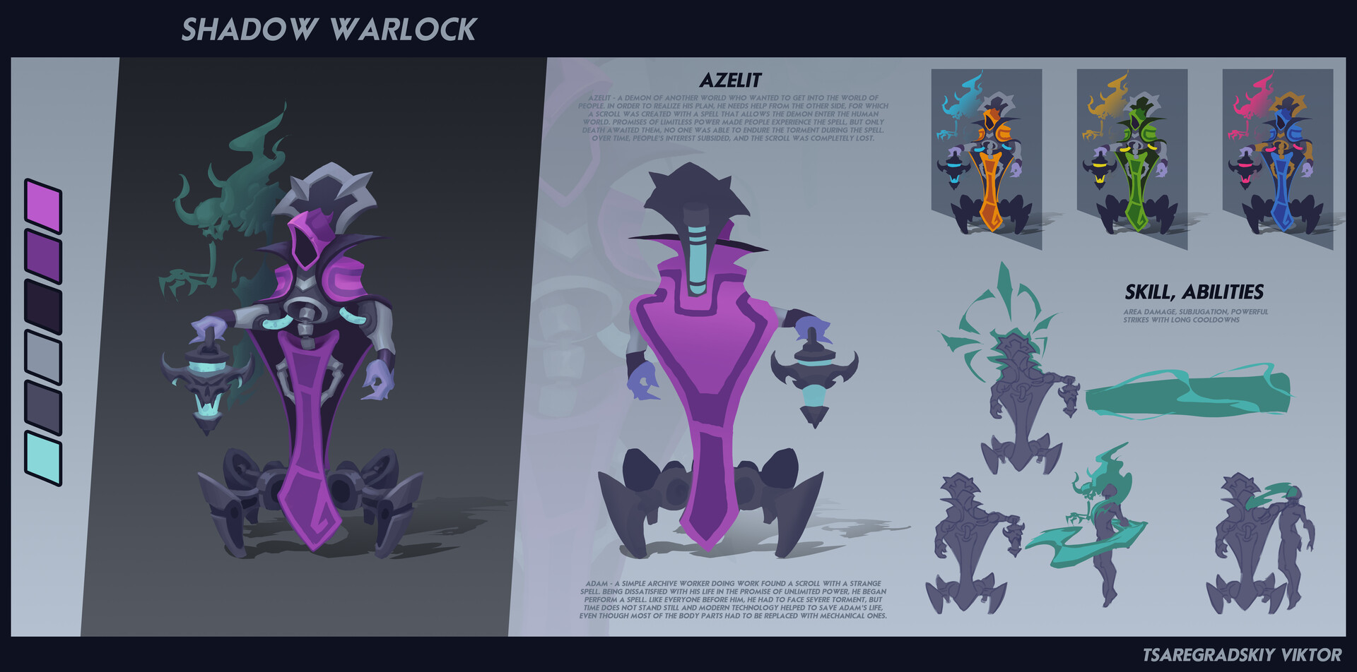 ArtStation - shadow warlock