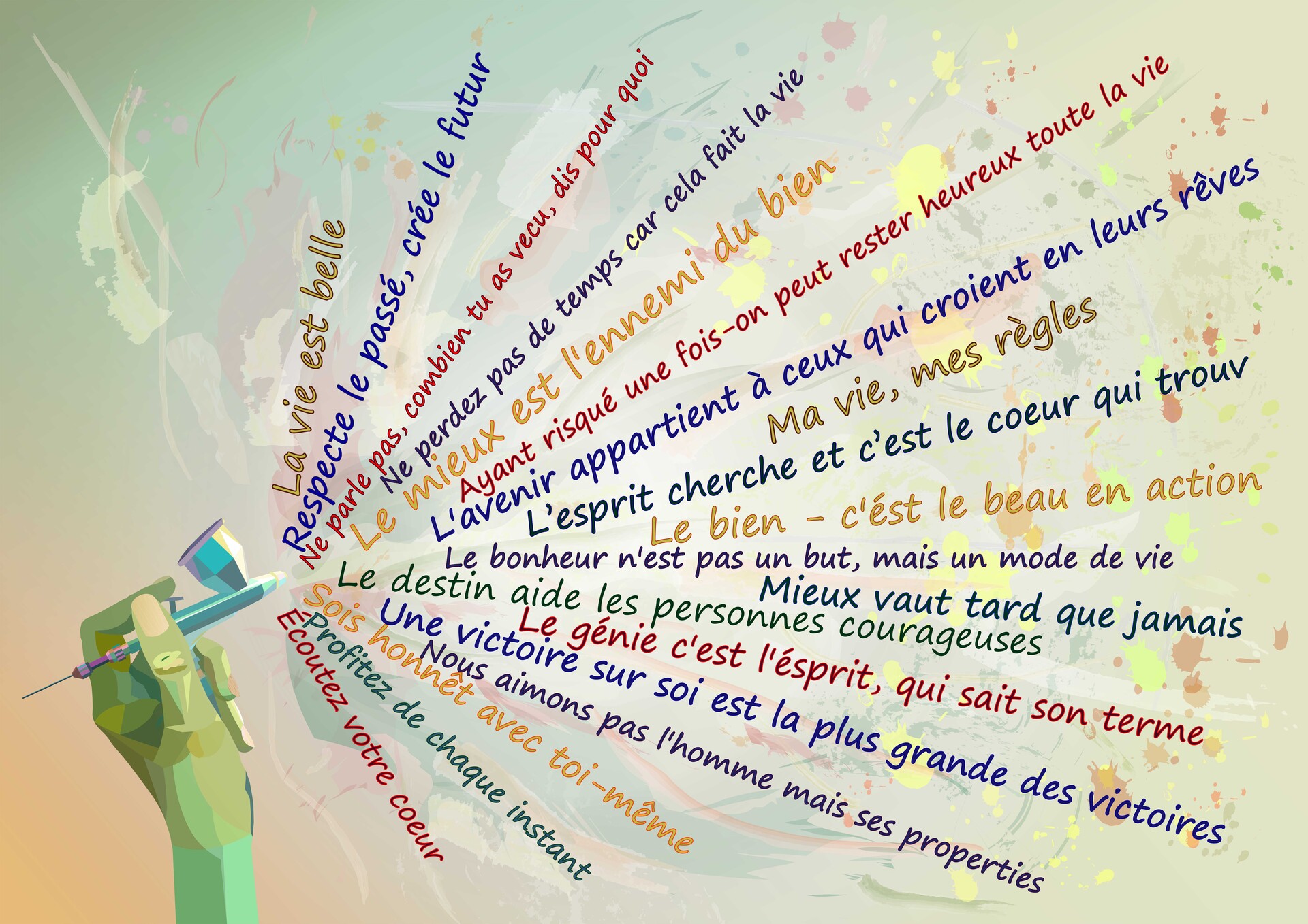 ArtStation - Poster french expressions