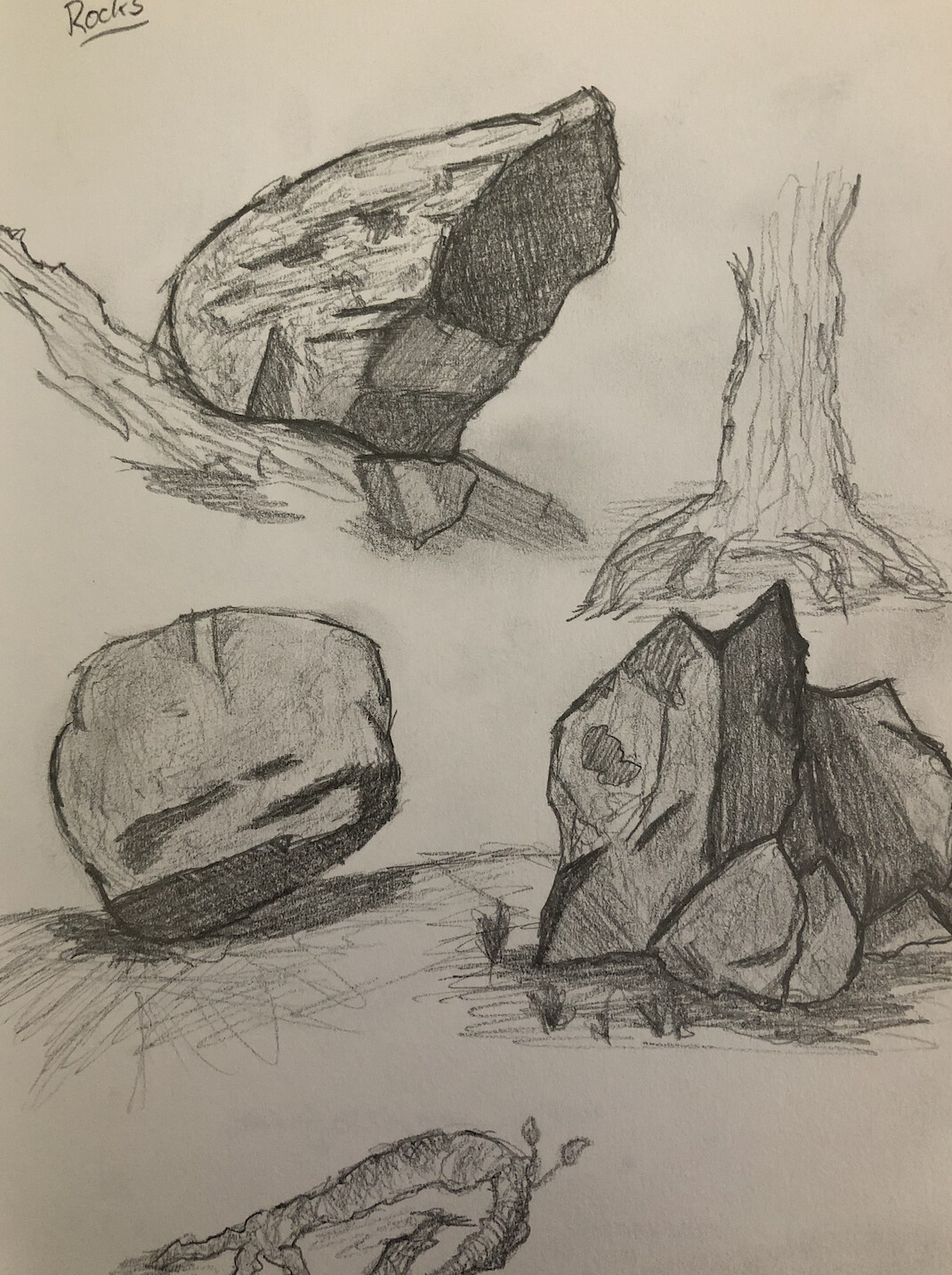 ArtStation - Rock Study I