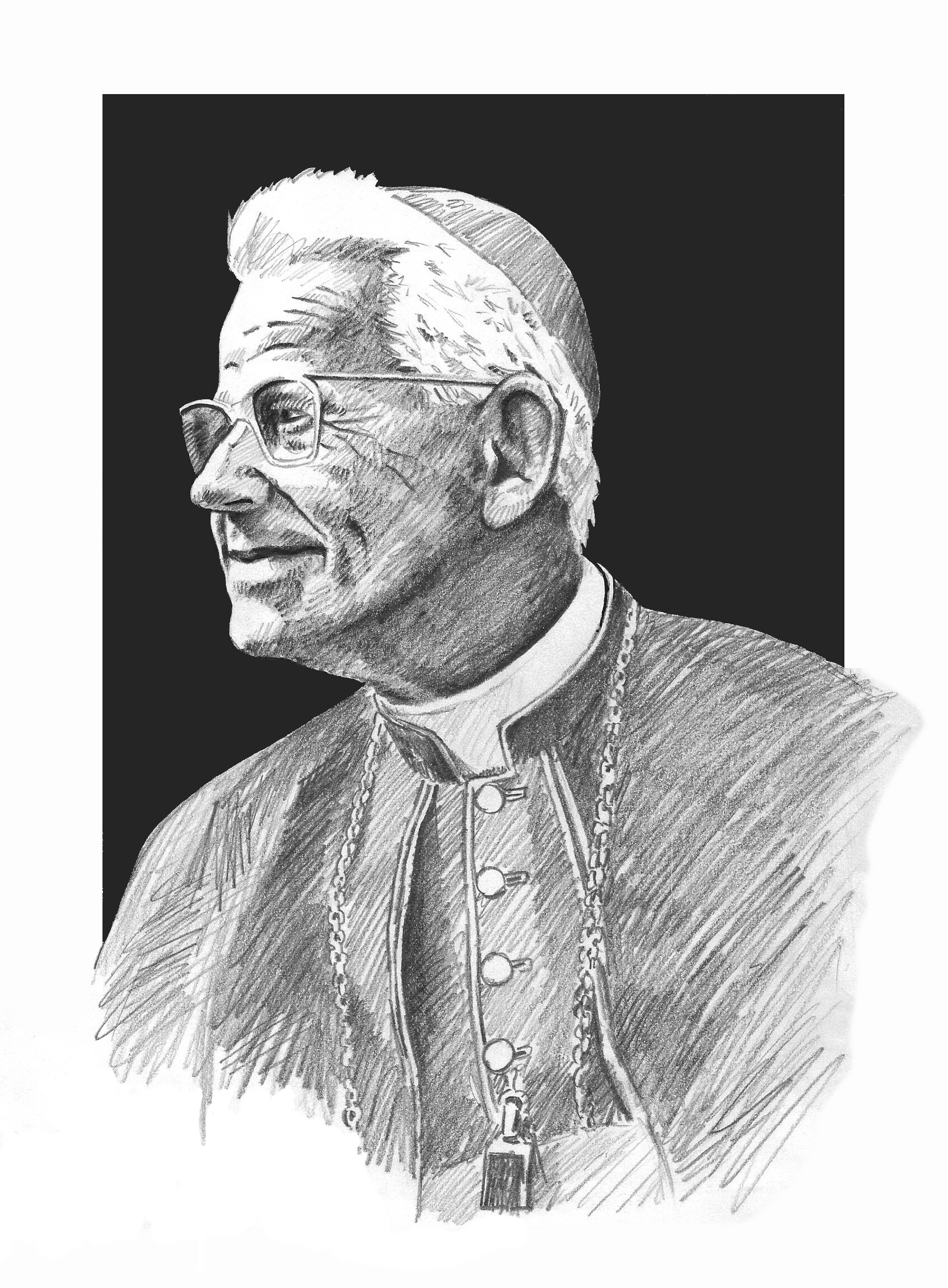 MxD - Cardinal Cardijn portrait sketch