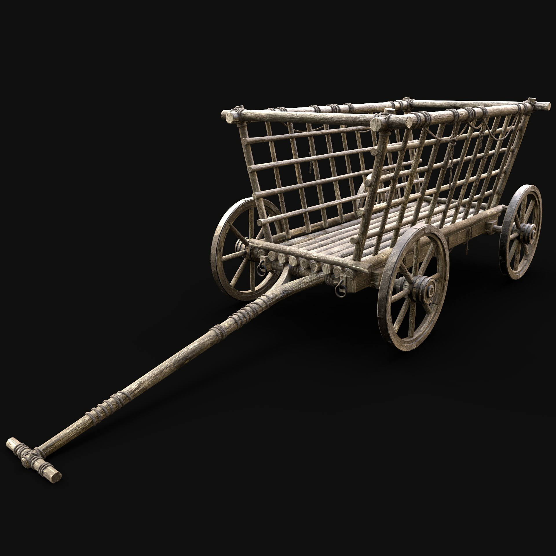 ArtStation - Wooden Cart