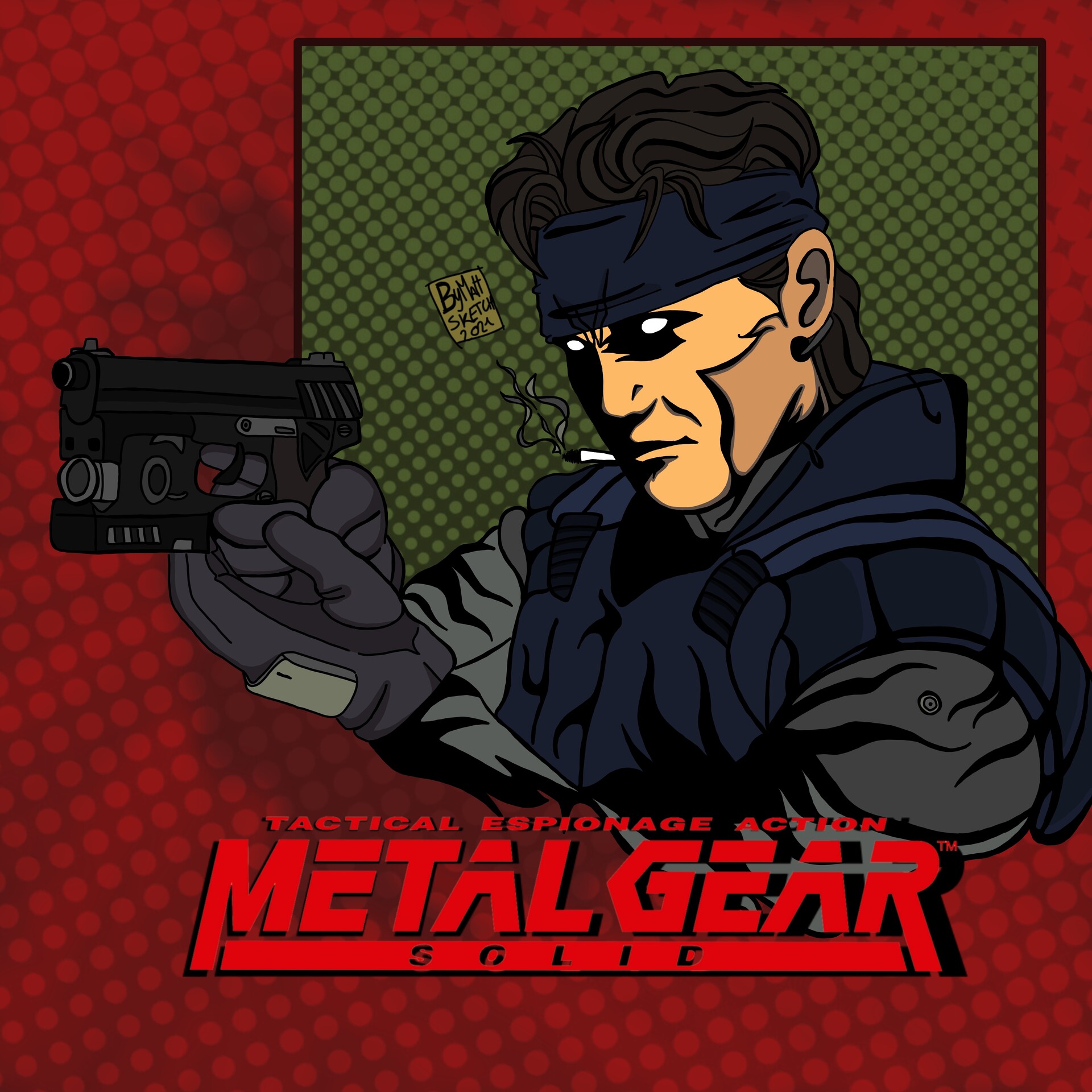 ArtStation - Solid Snake (cosplay portrait/fan art)