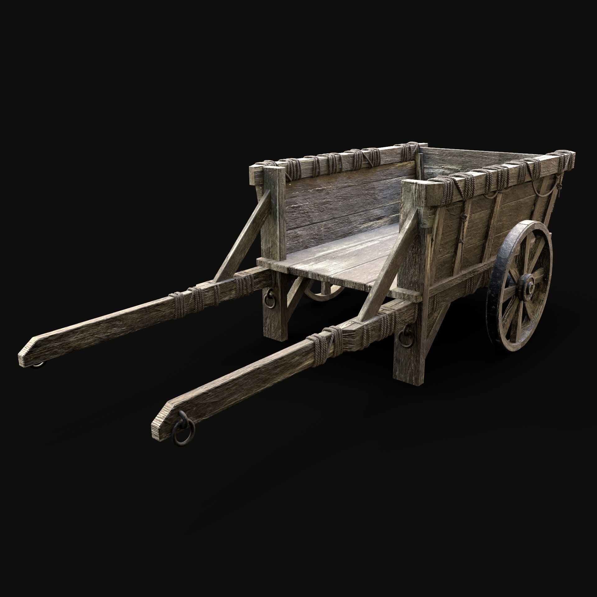 ArtStation - Wooden Cart