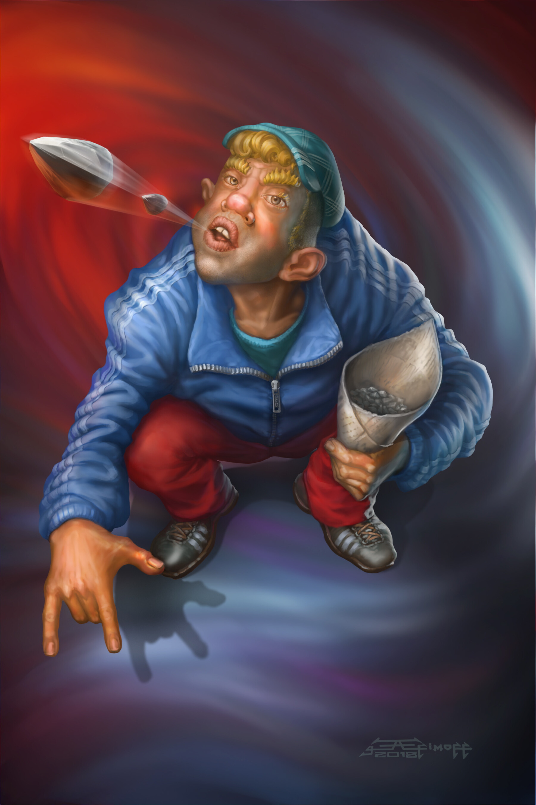 ArtStation - Gopnik Ivan. Old Slavic superheroics.