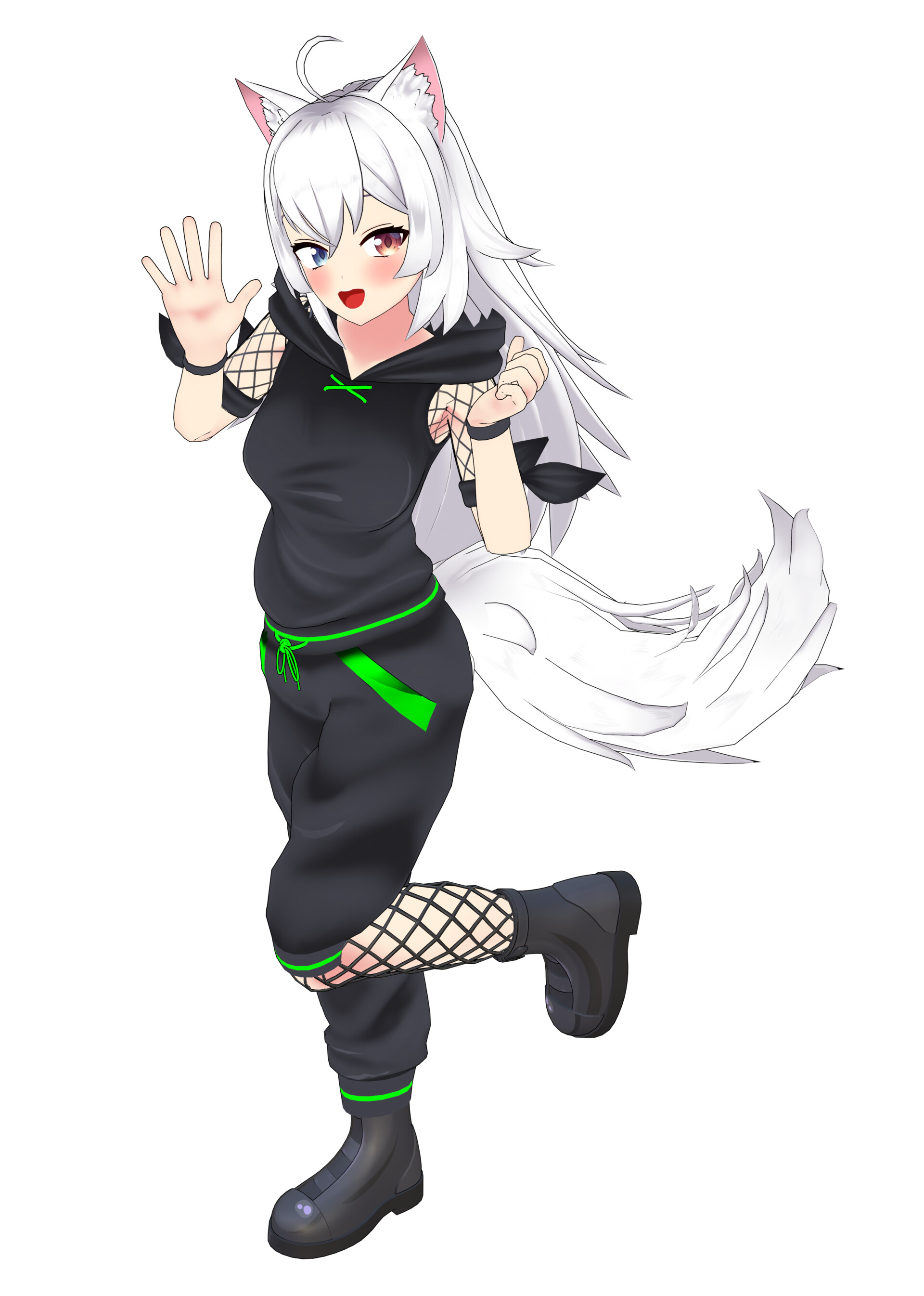 ArtStation - Blanc kagerou 3D model