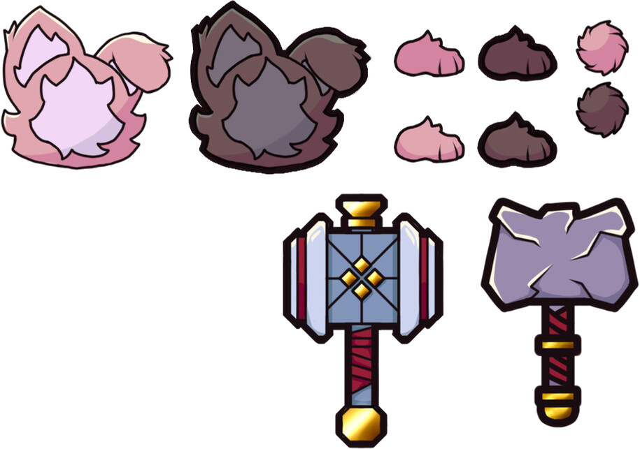 ArtStation - Some hammers with costume