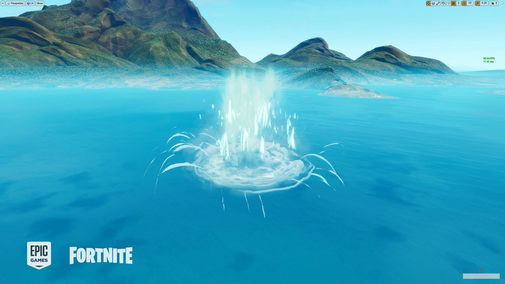 Yue Jia - Fortnite water VFX