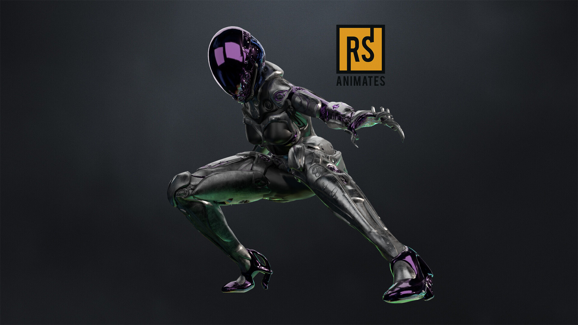 ArtStation - Lady Robot Game Model