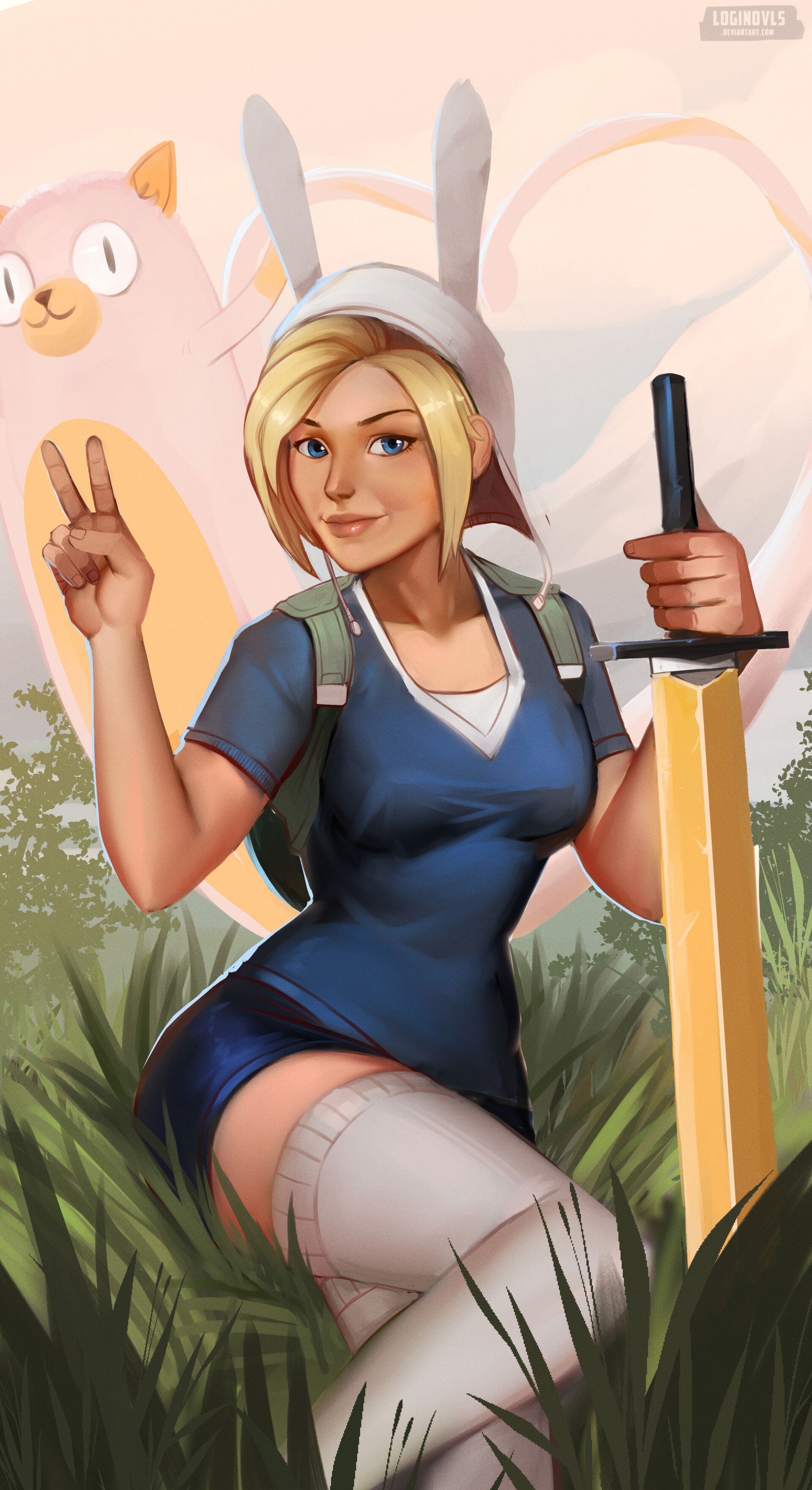 ArtStation - Fionna and Cake