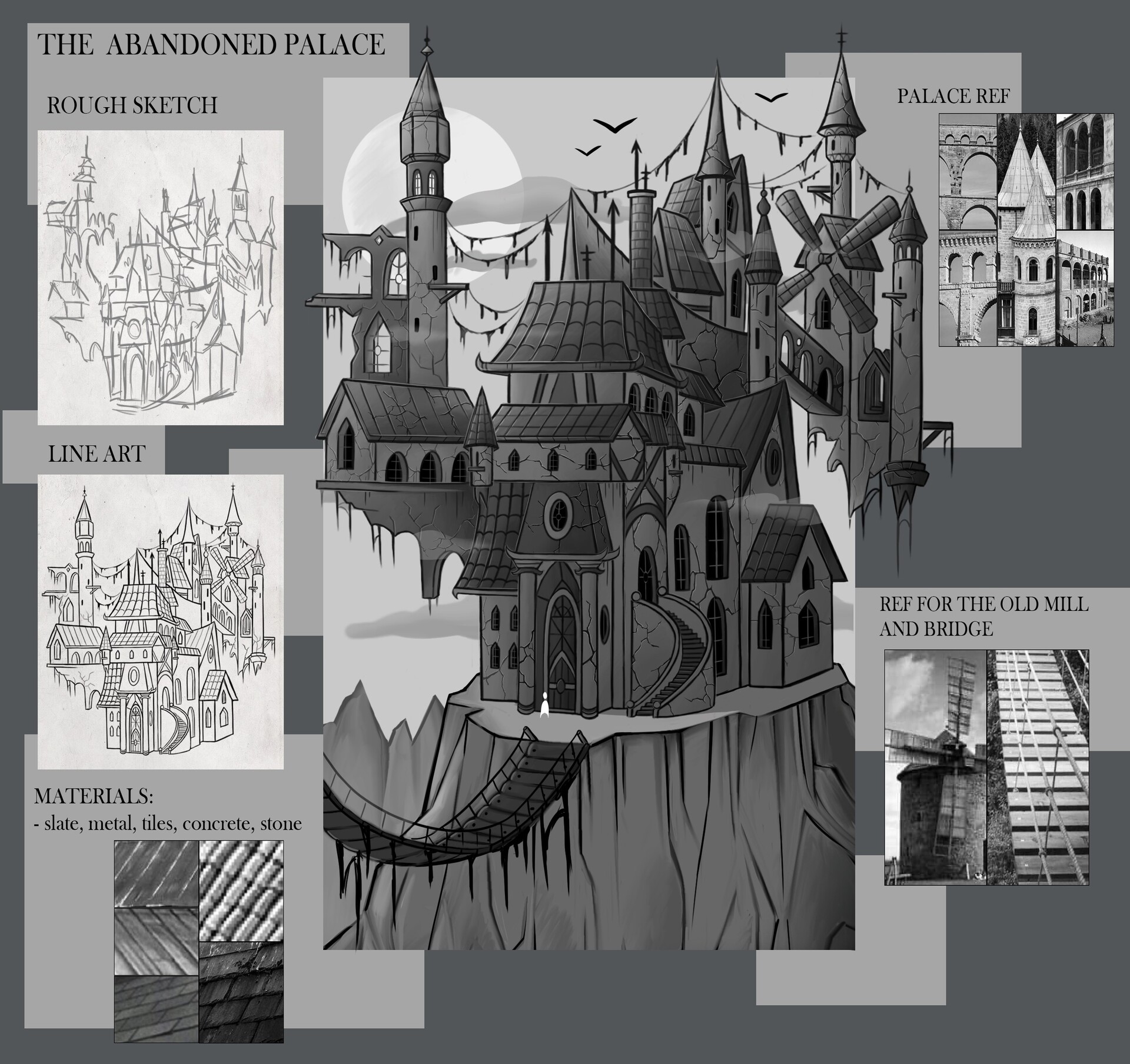 ArtStation - Building/Vehicle Concept Sheet