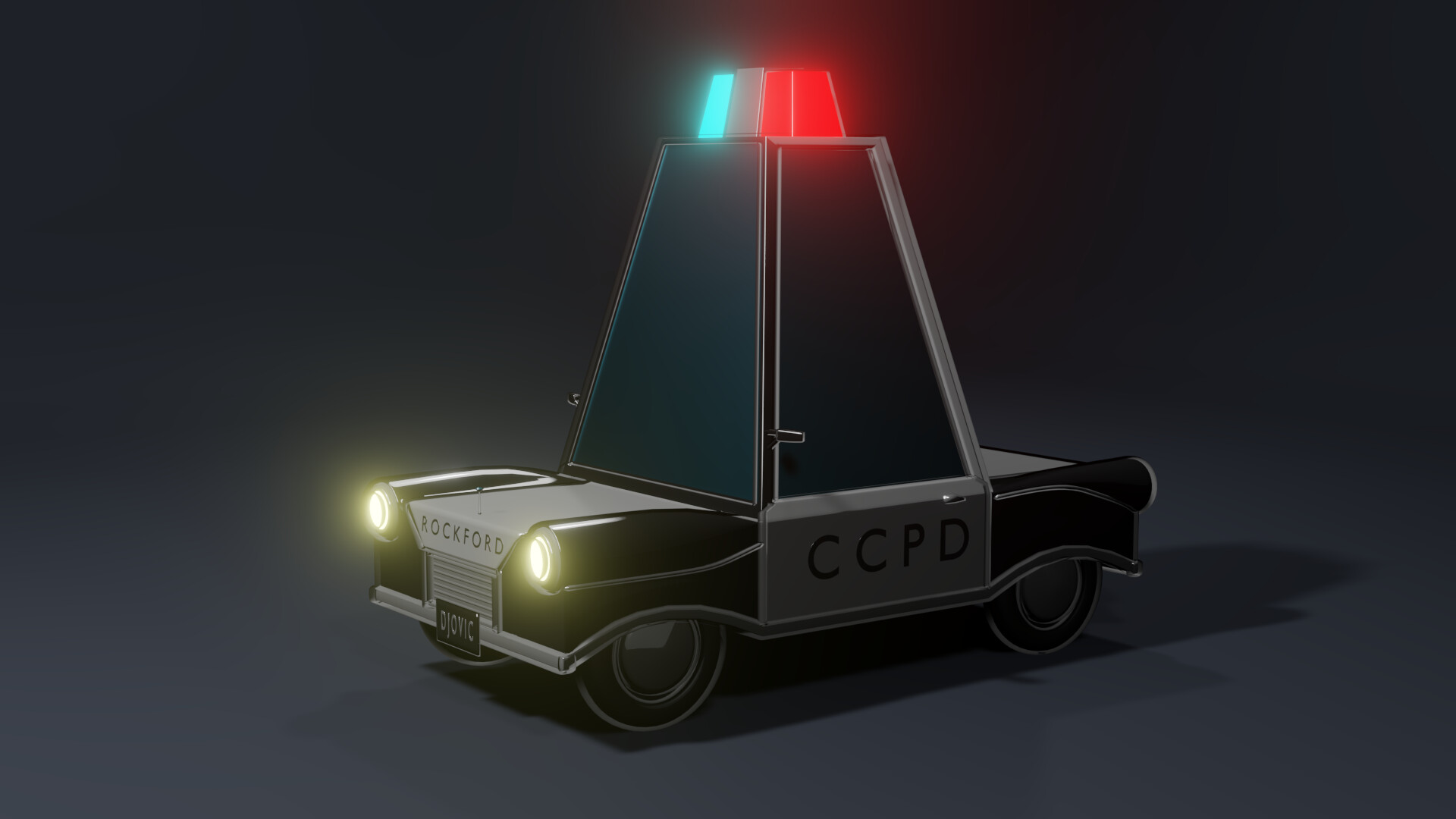 Piou San Design - Police Car - The Rock