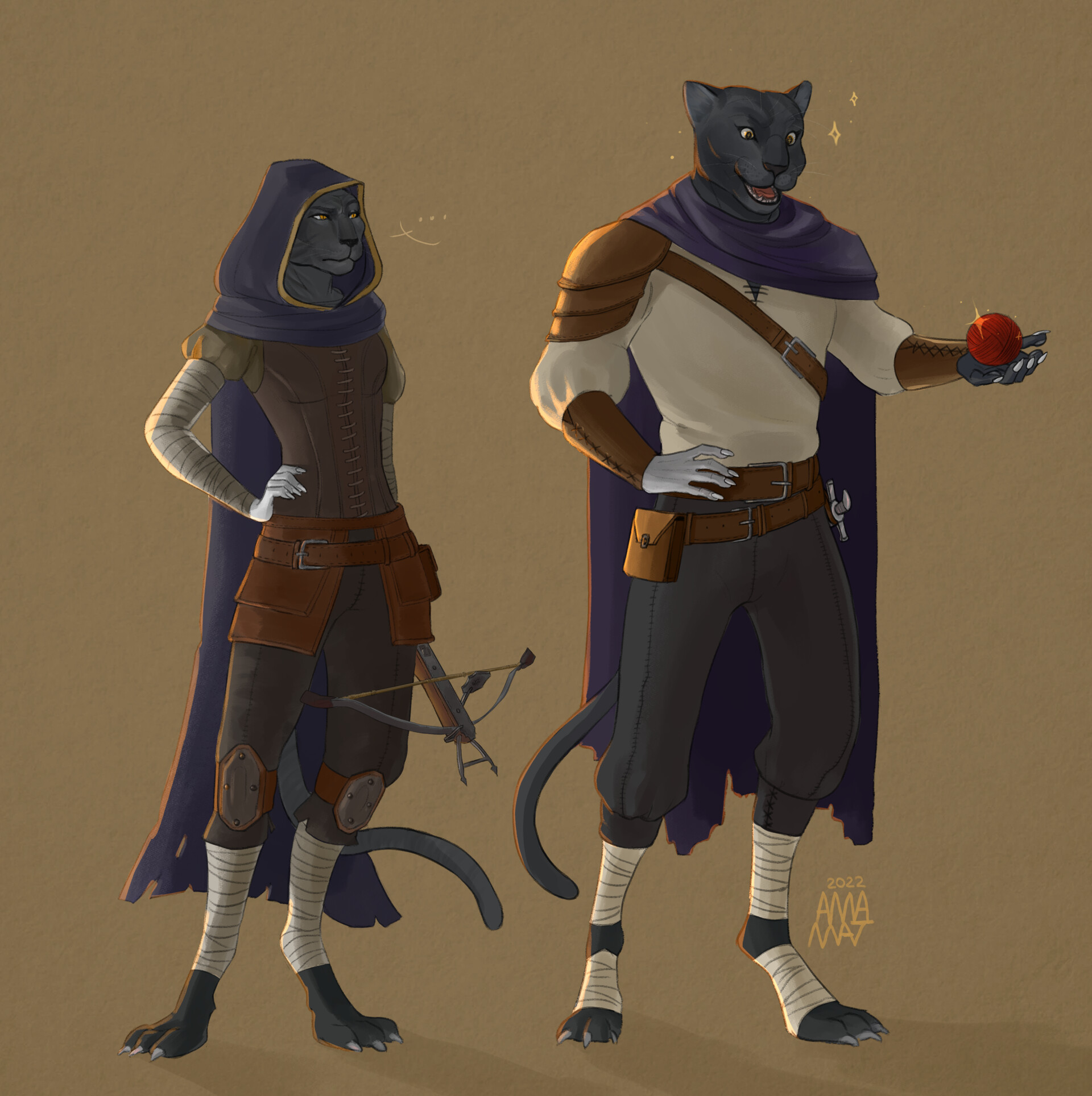 ArtStation - Tabaxi DnD commision