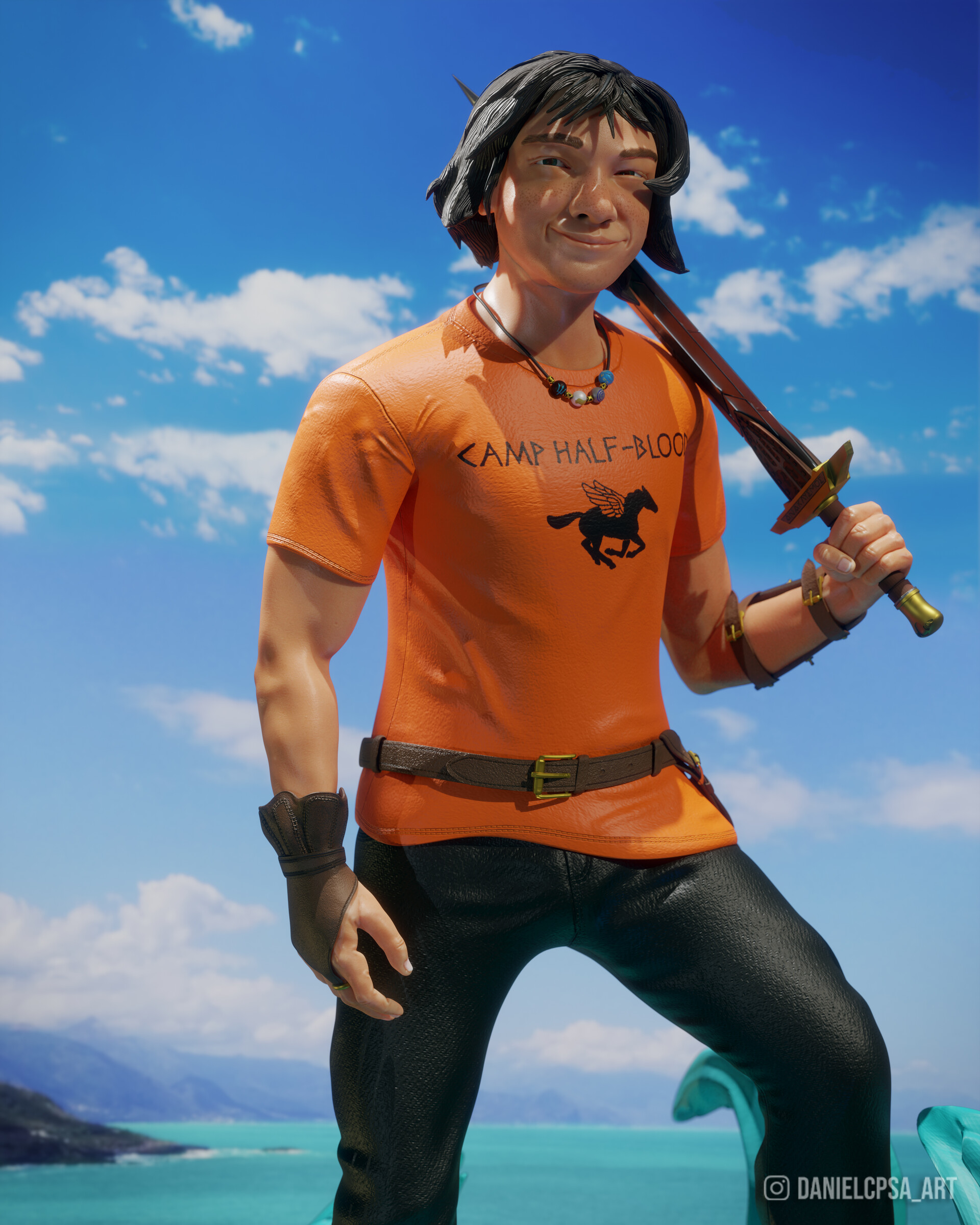 Daniel César - Percy Jackson, son of Poseidon