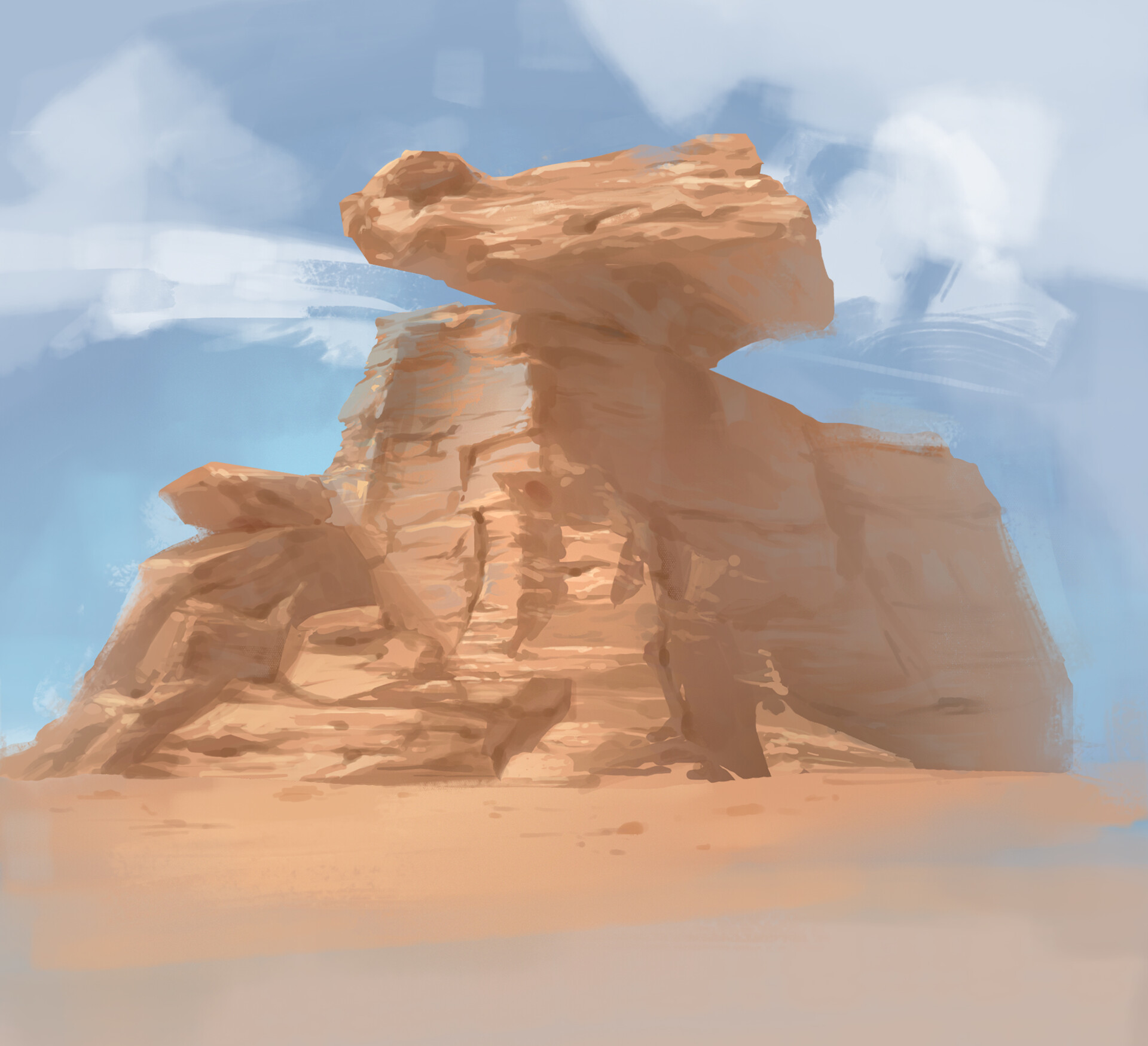 ArtStation - rock practice