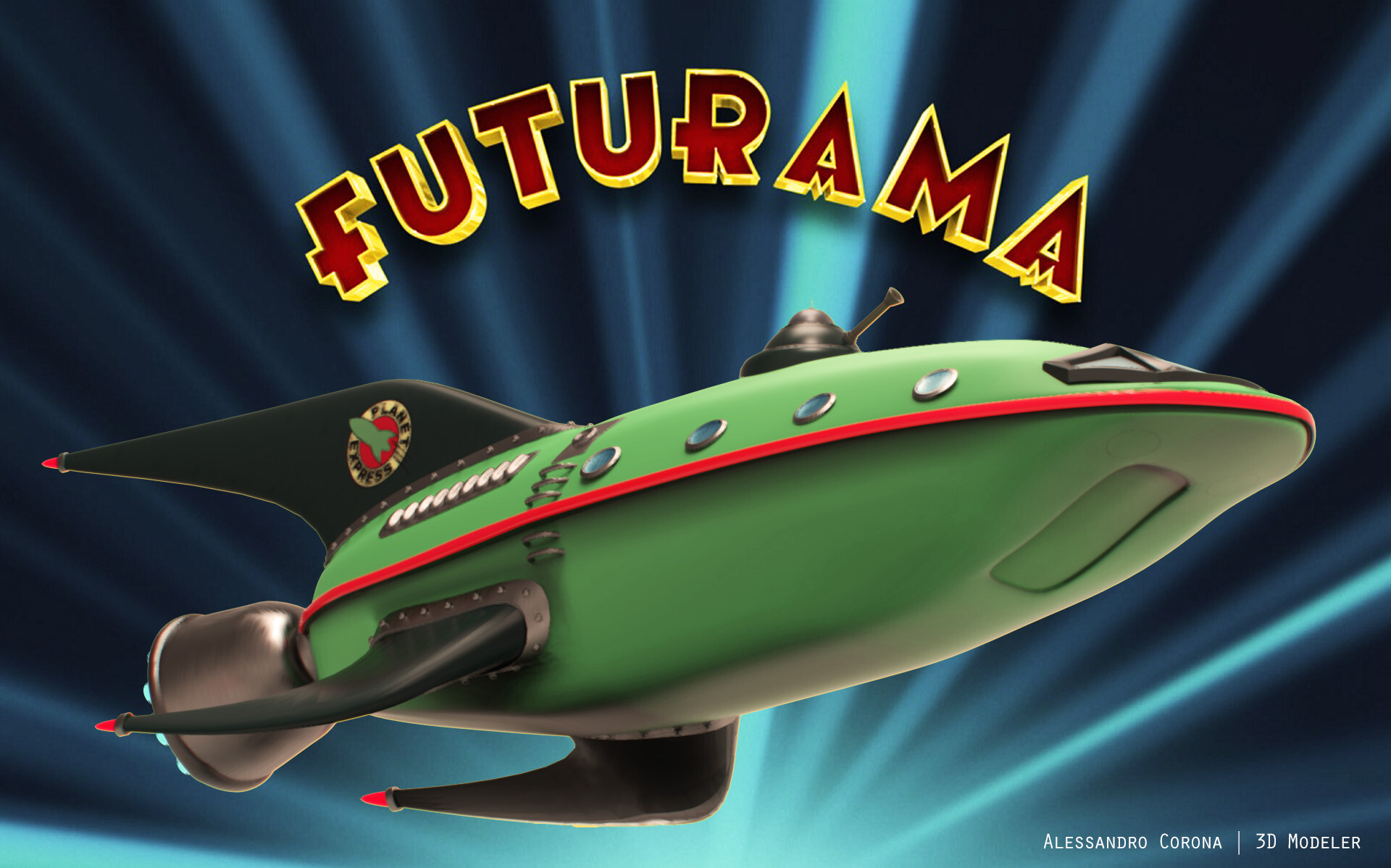 ArtStation - Planet Express Futurama