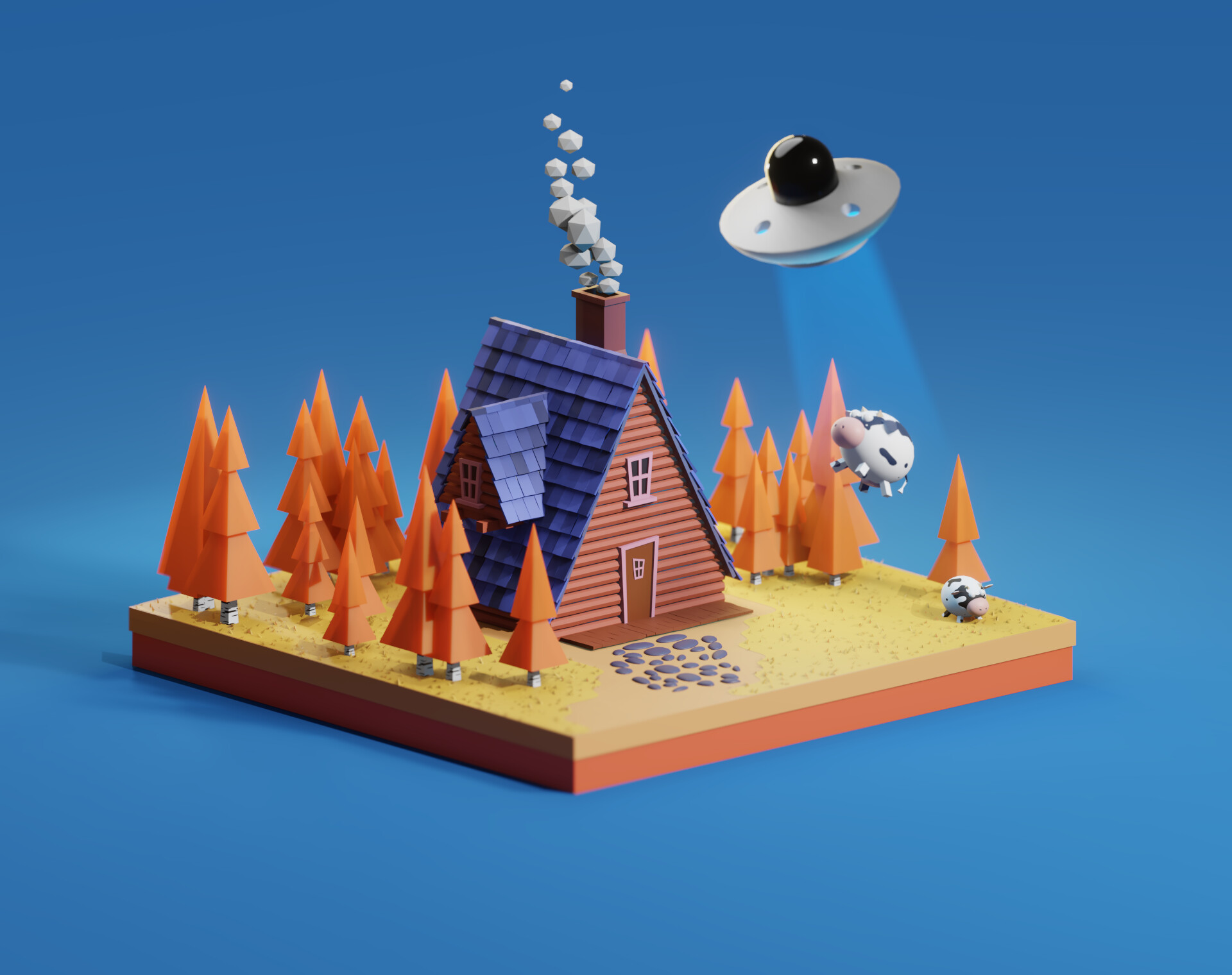 ArtStation - Accident with UFO