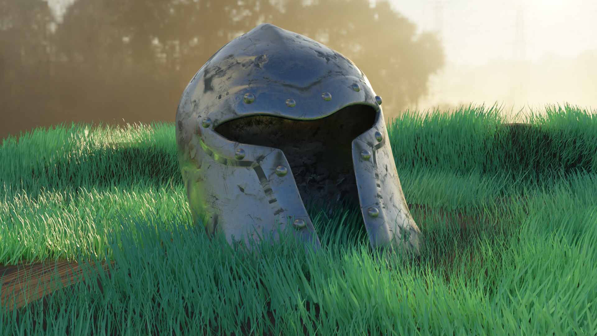 ArtStation - the helmet of the last knight