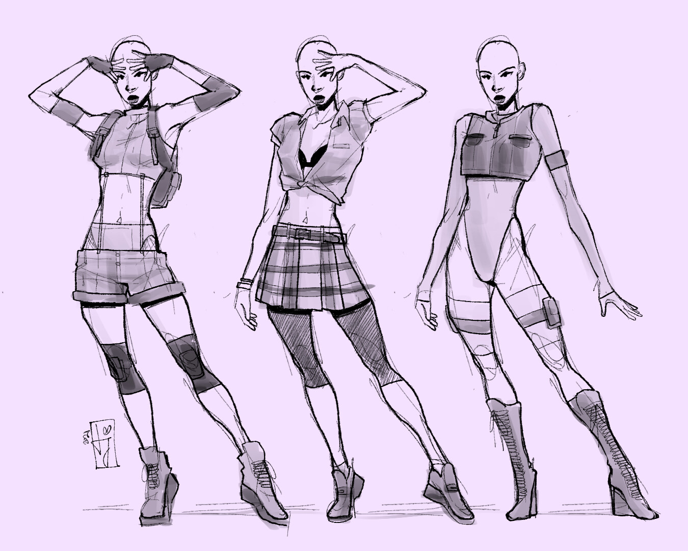 ArtStation - Character Sketches and WIPs