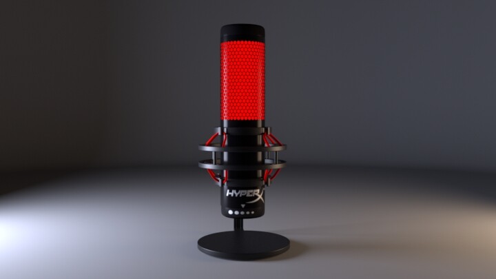 ArtStation - HyperX Quadcast 3D Model Mic