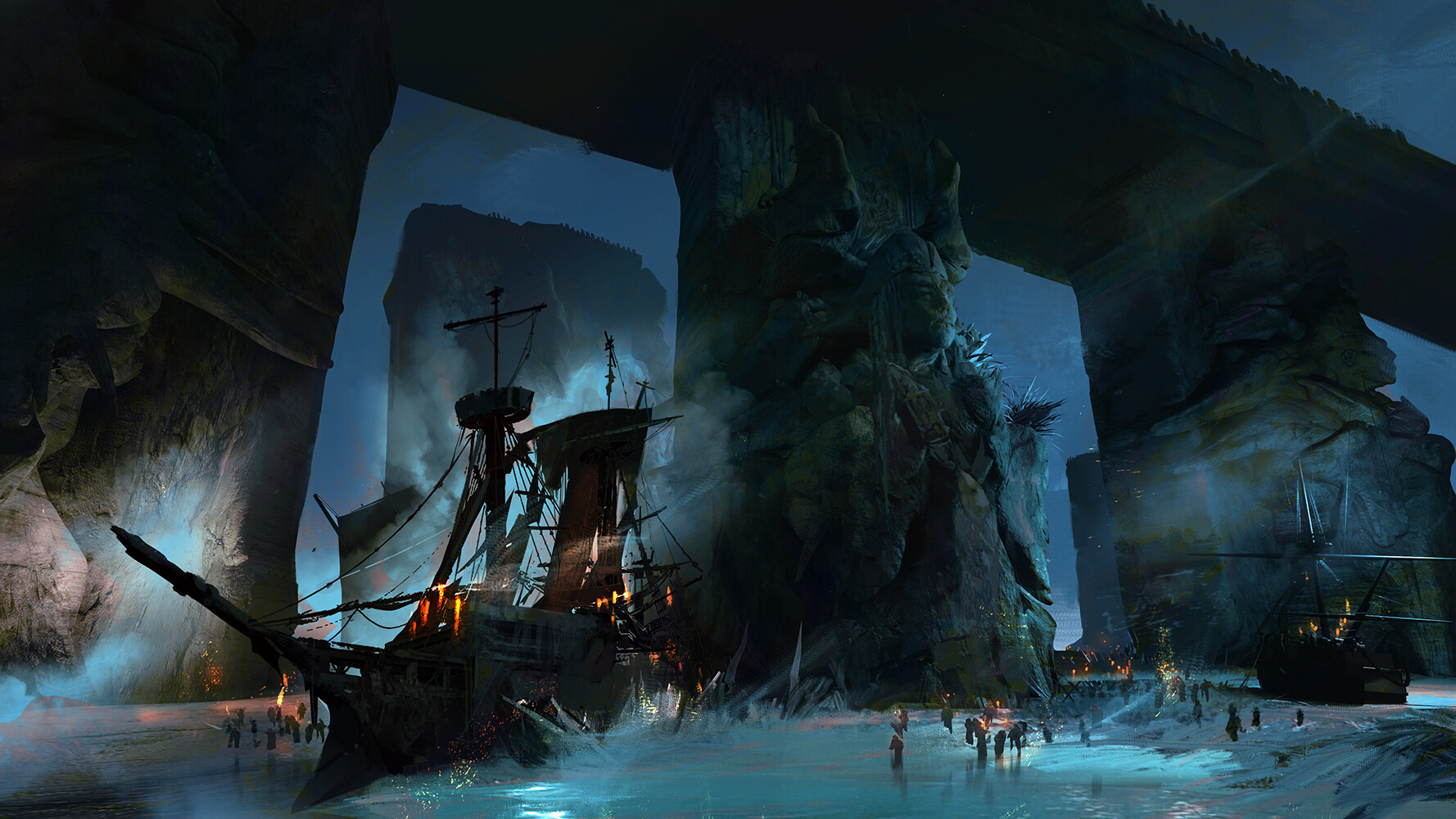 ArtStation - Pirate rock