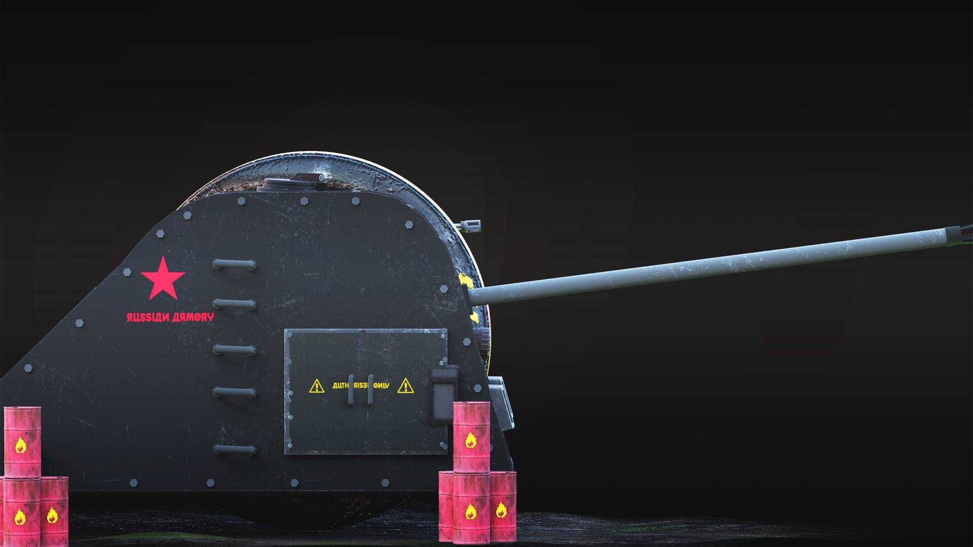 ArtStation - weaponize tank asset modeling