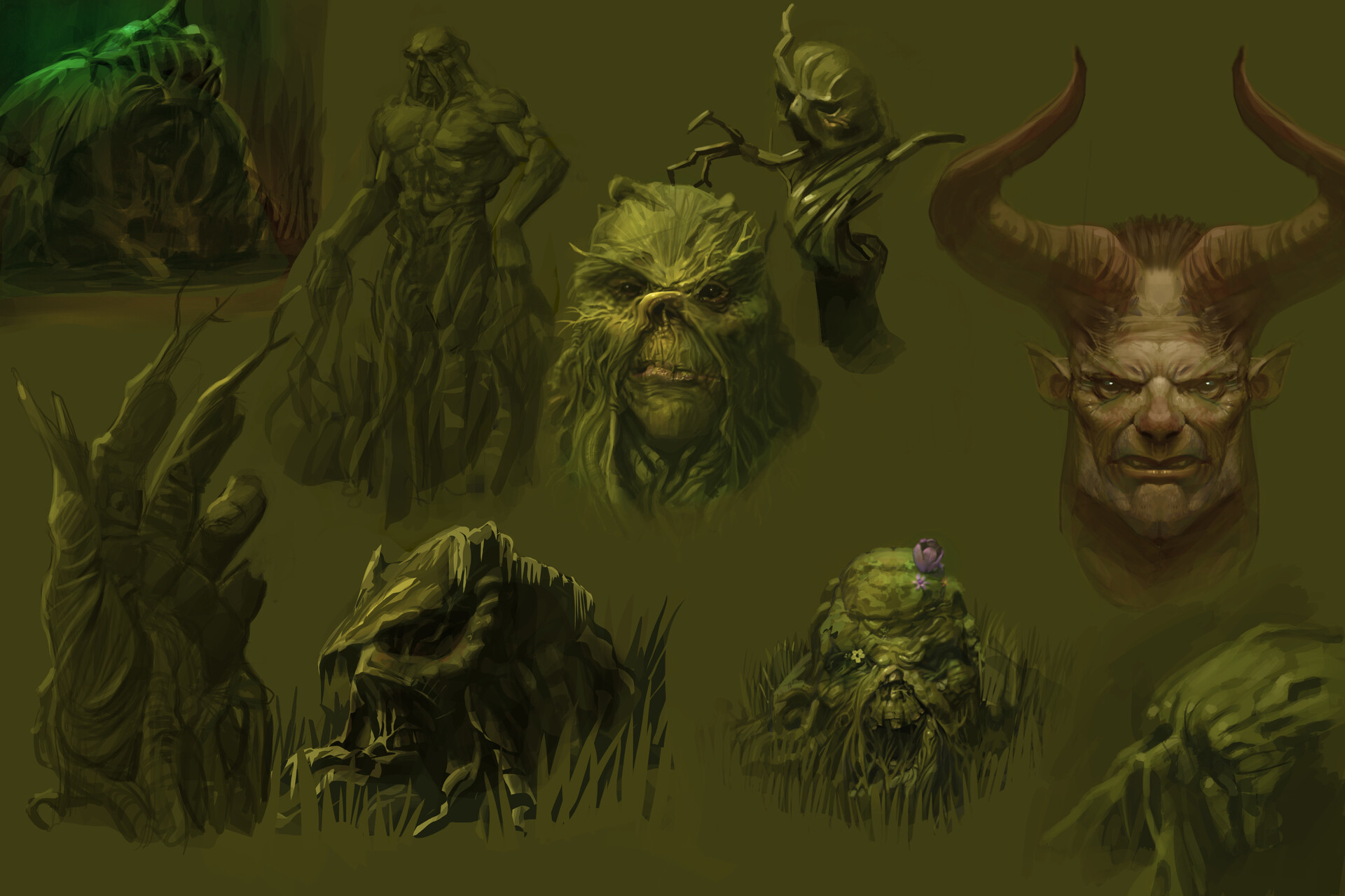 ArtStation - Things of the swamp