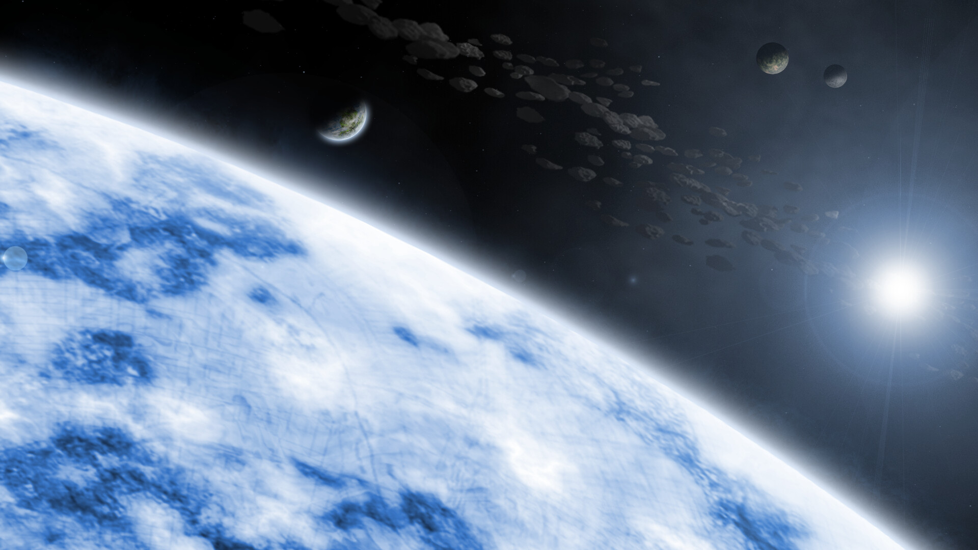 ArtStation - Mini Solar System.