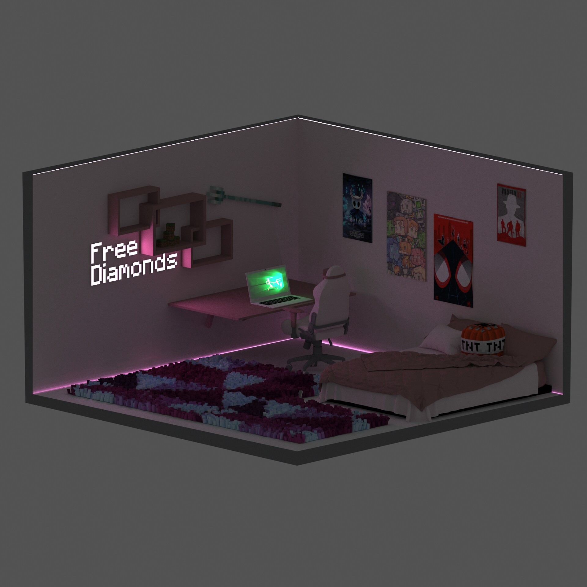 ArtStation - Gamer room