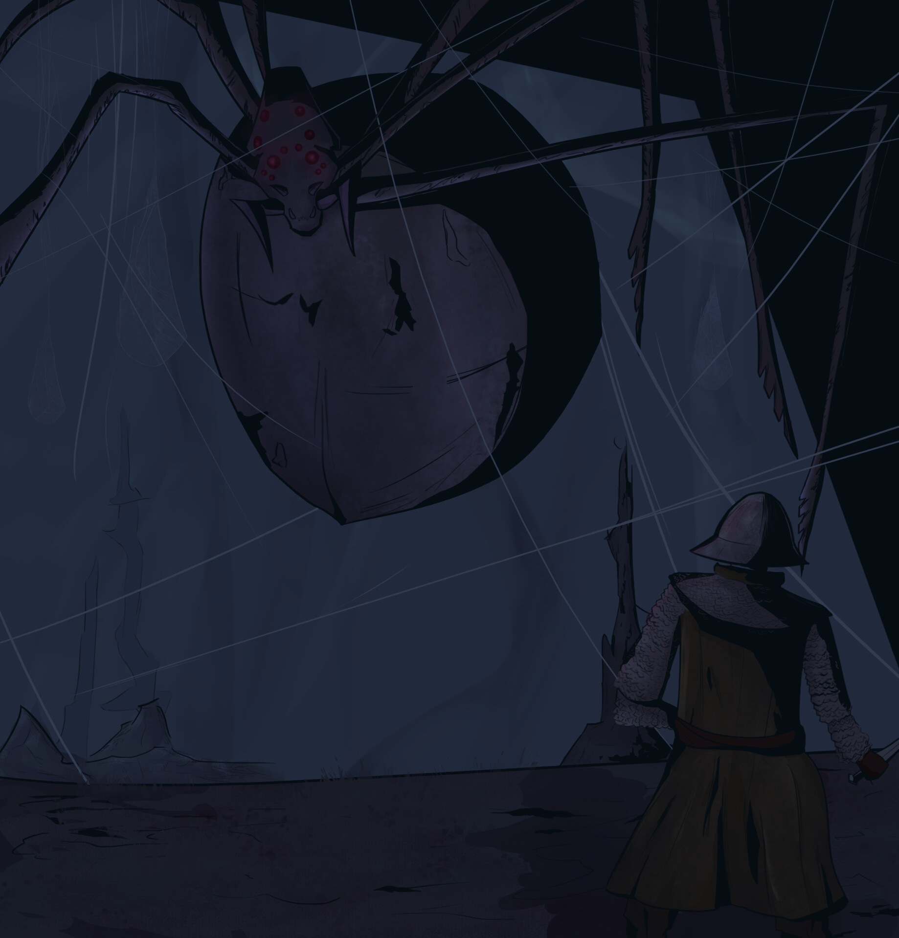 ArtStation - In a monster's den