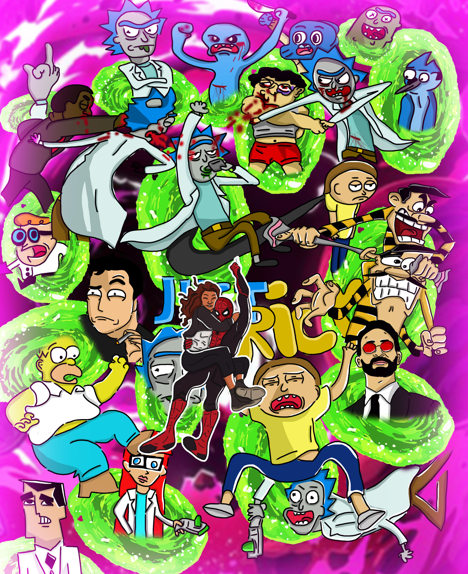 ArtStation - JUST RİCK / CARTOON MULTİVERSE