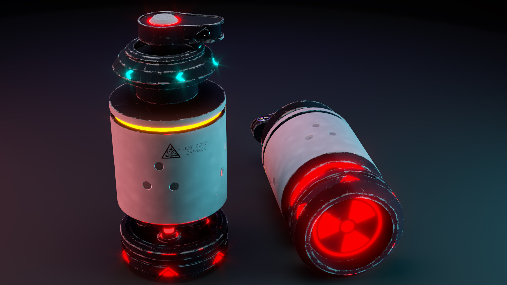 ArtStation - sci fi grenade