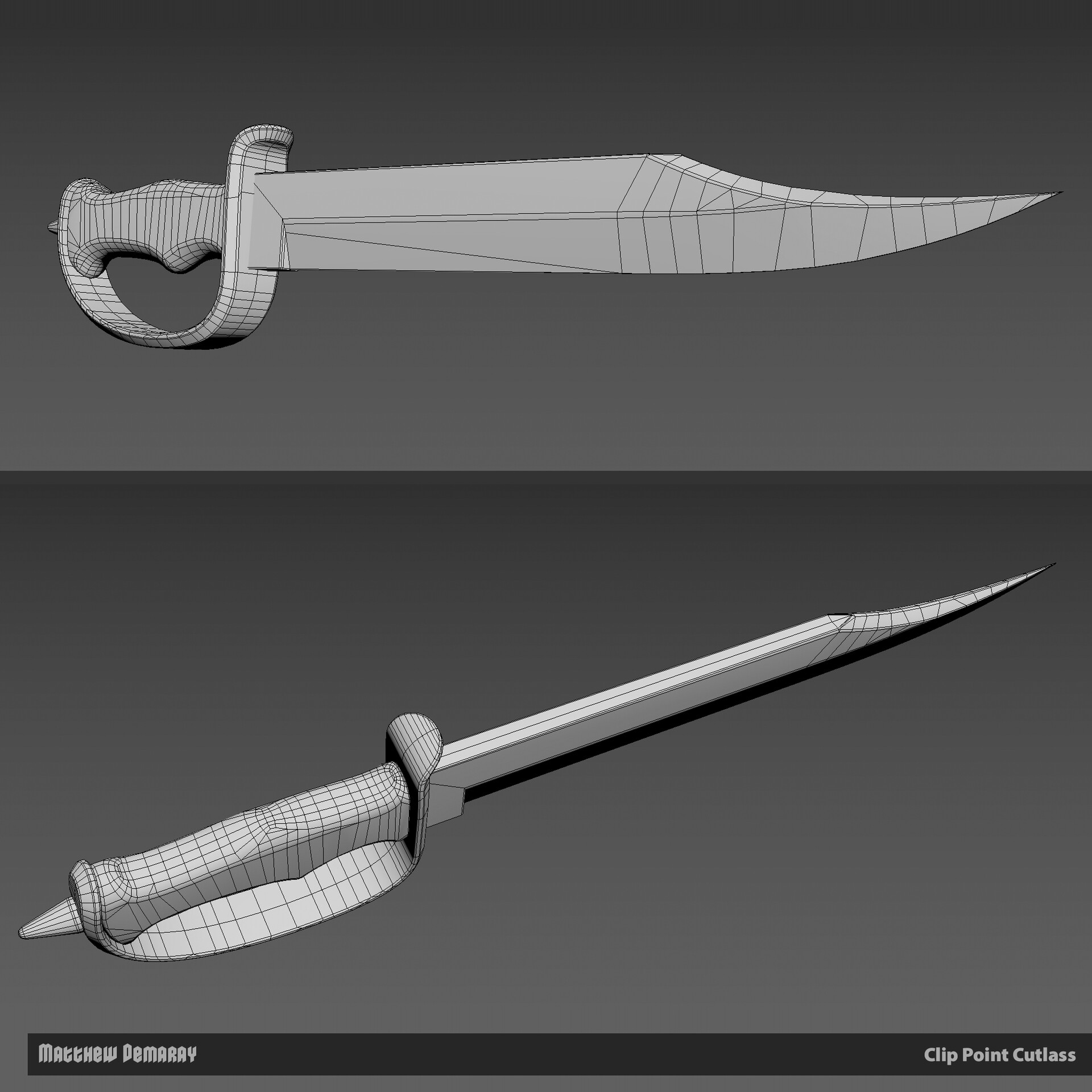 Matthew Demaray - Clip Point Cutlass