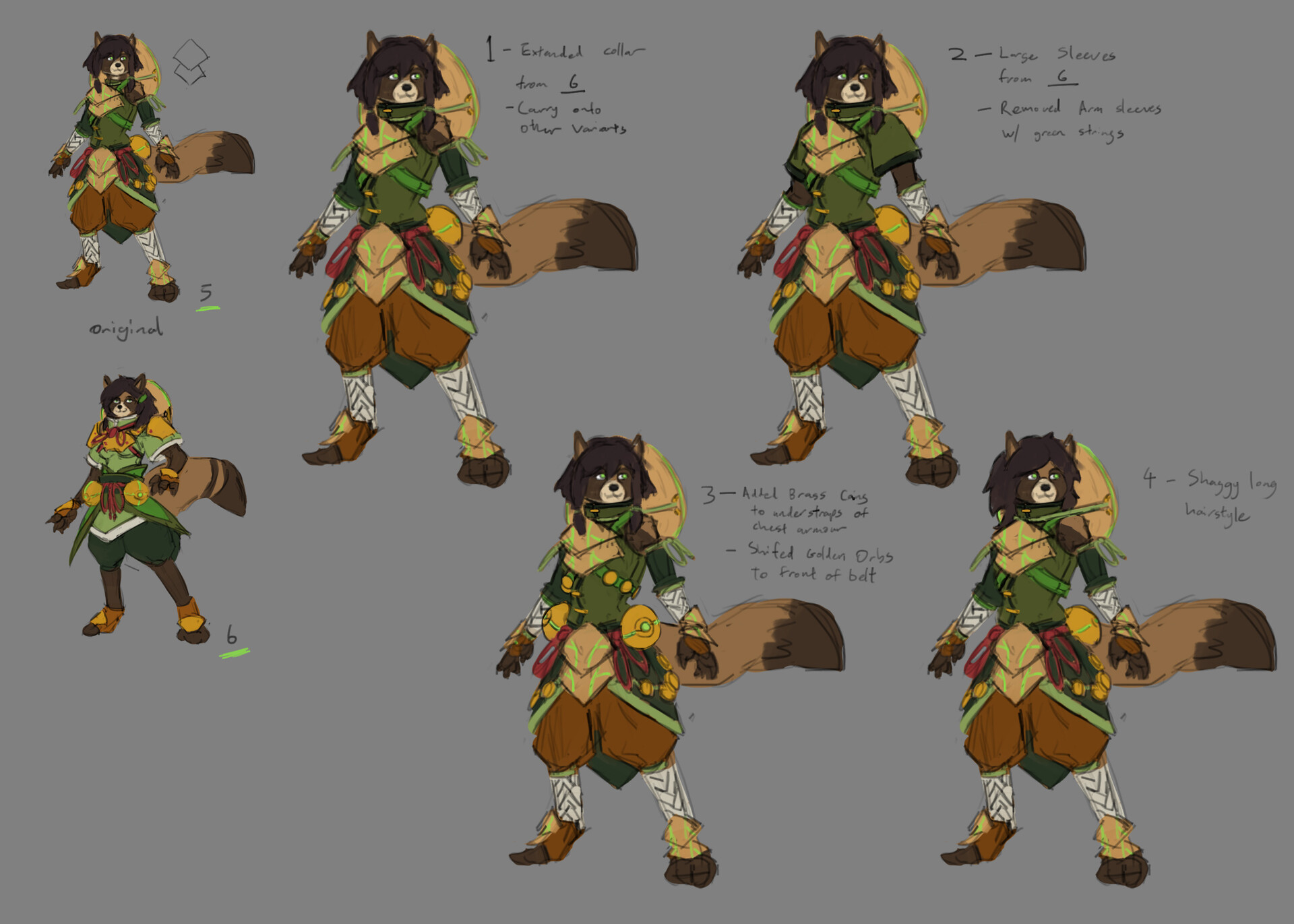Reuben Yeo - Tanuki Character Design