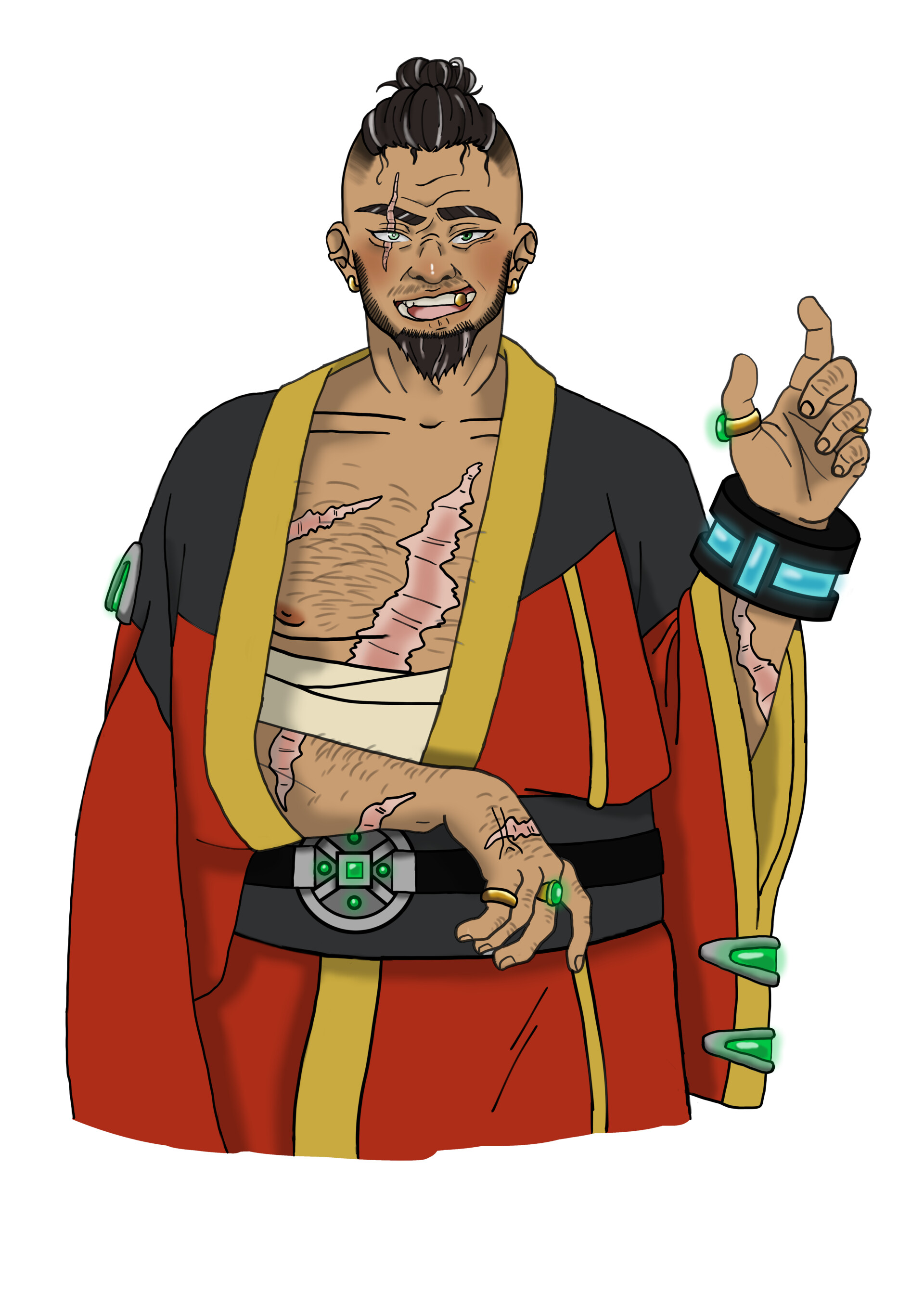 ArtStation - Breaking Free - Isamu Portrait