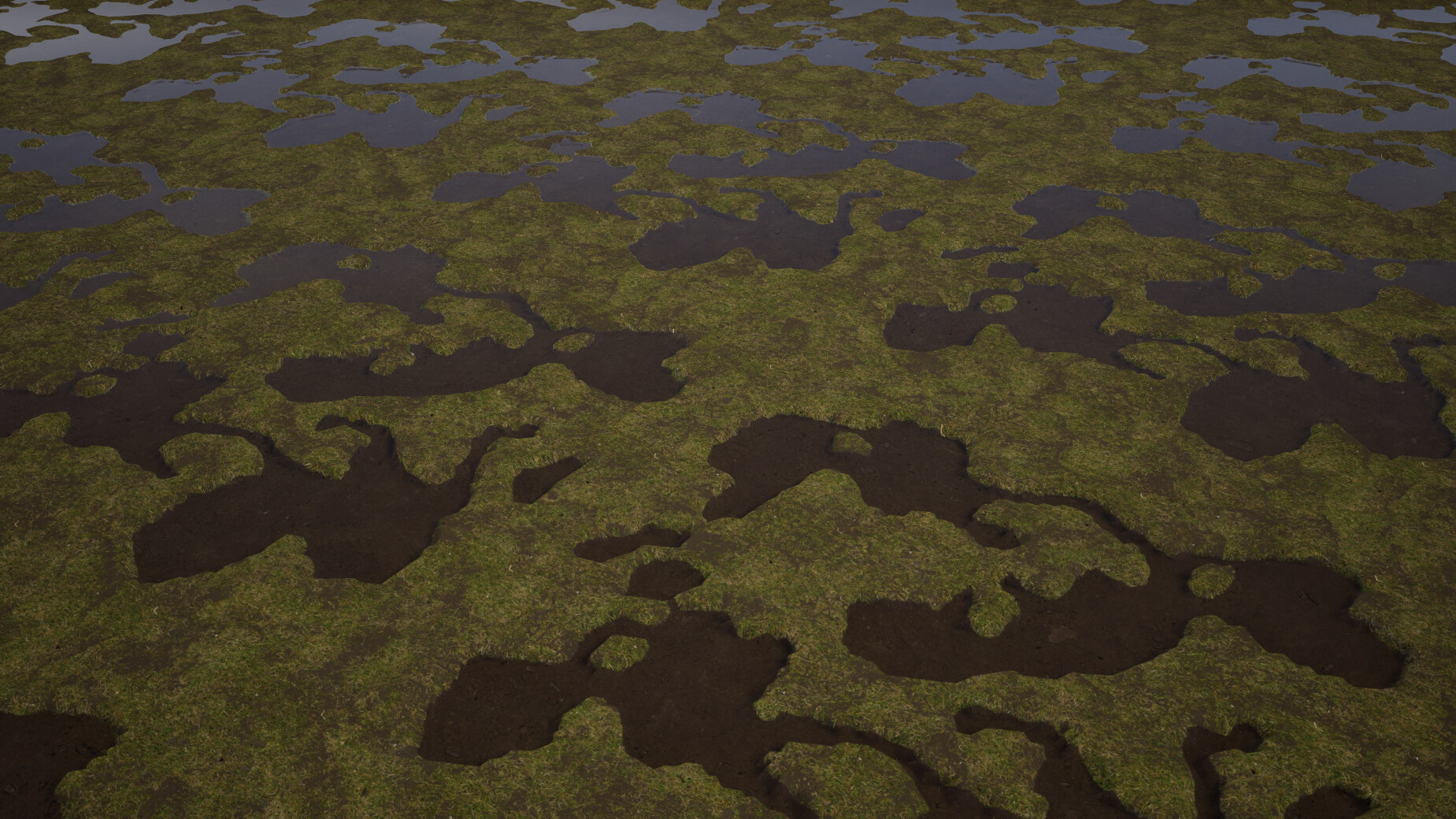 ArtStation - Landscape master material (including puddle)