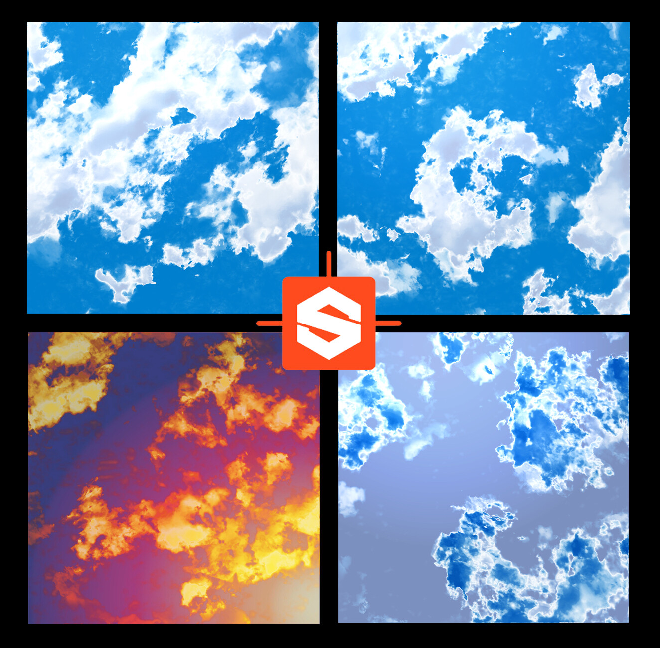 ArtStation - Substance Designer 2D Cloud Generator