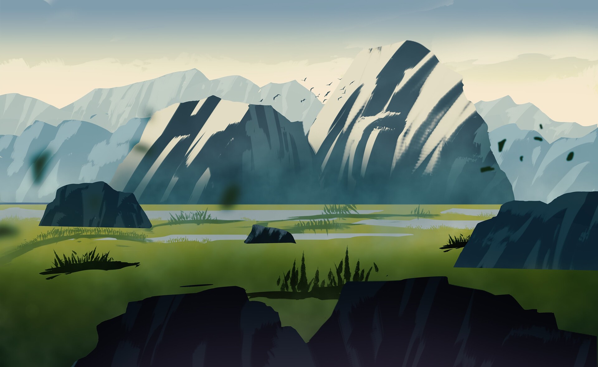 ArtStation - Green valley